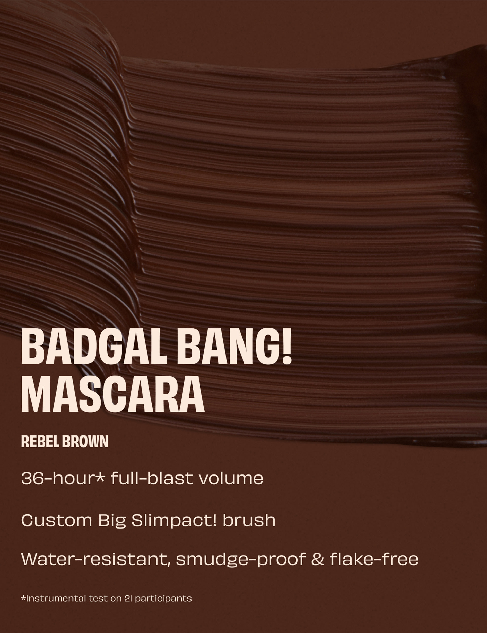 Limited Edition Badgal Bang! Volumising Mascara Shade Rebel Brown 8.5g ...