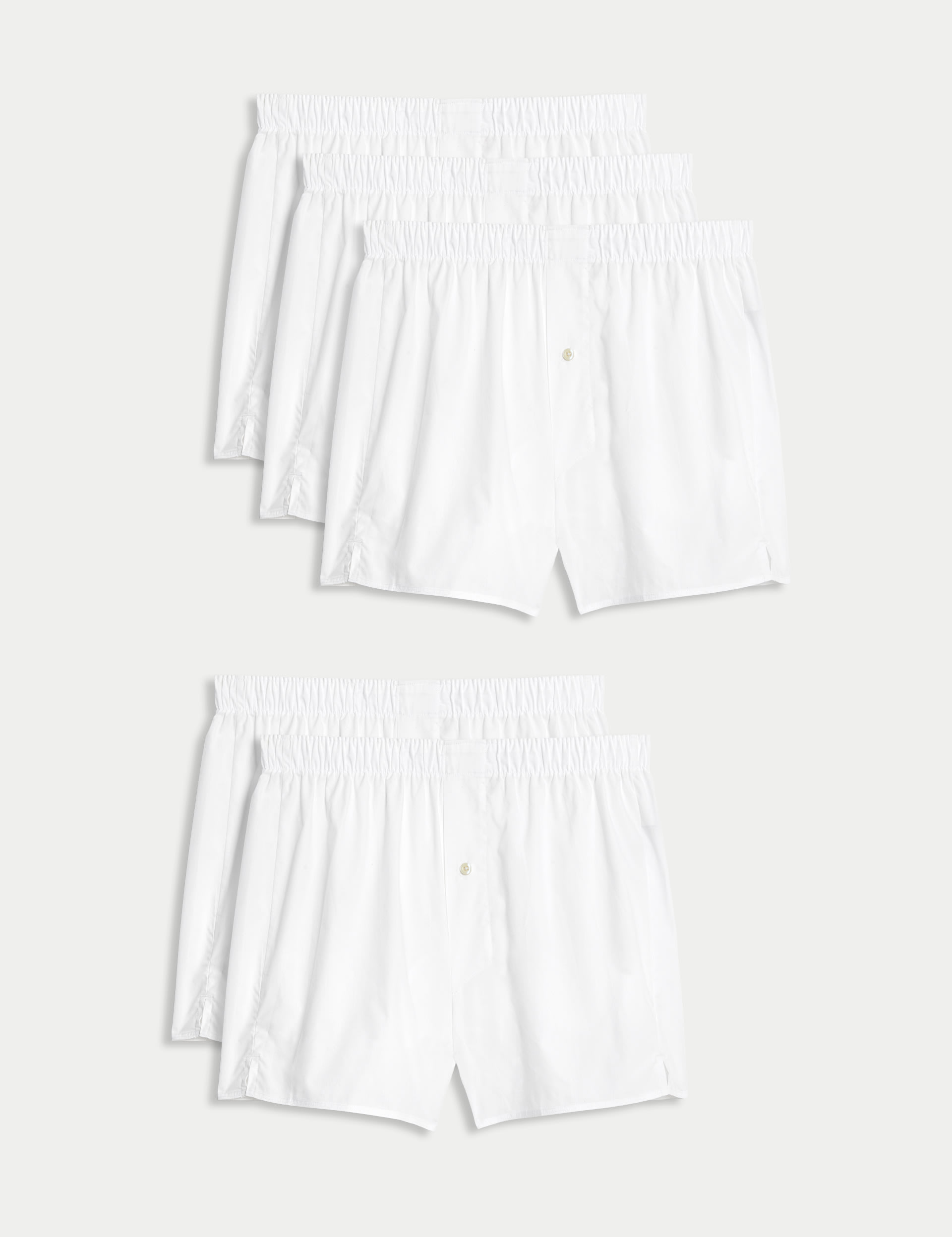 5pk Pure Cotton Woven Boxers | M&S Collection | M&S