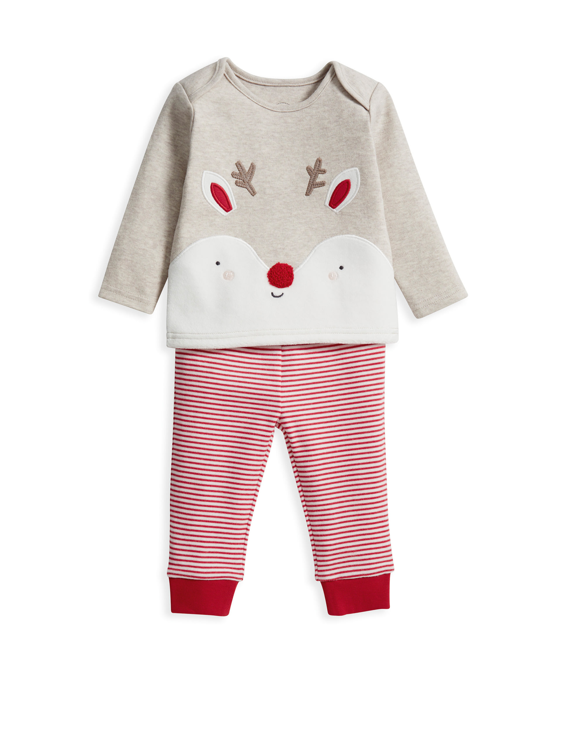 Reindeer Christmas Pyjamas (3 Mths-3 Yrs) | Mamas & Papas | M&S