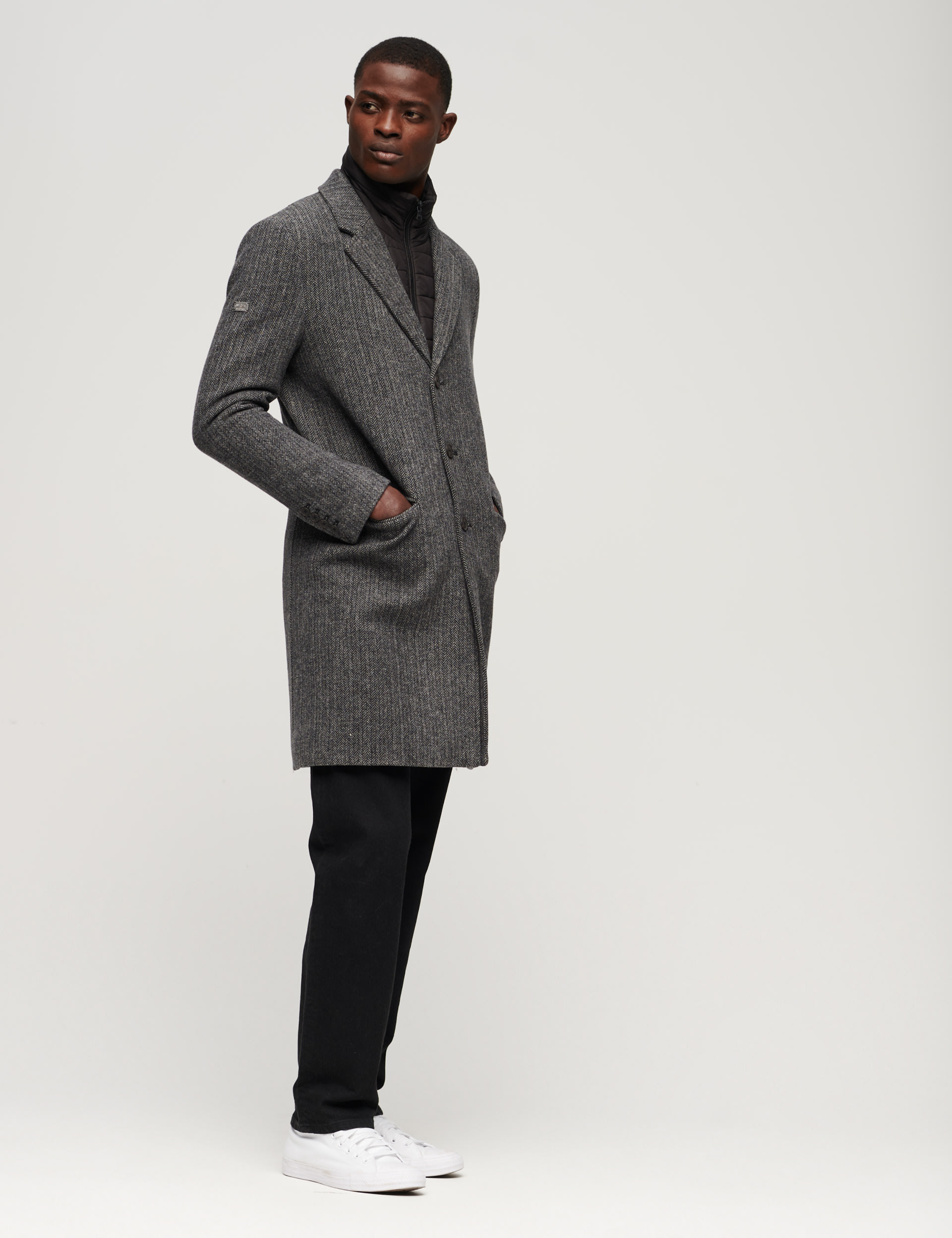 Wool Rich Padded Car Coat | Superdry | M&S