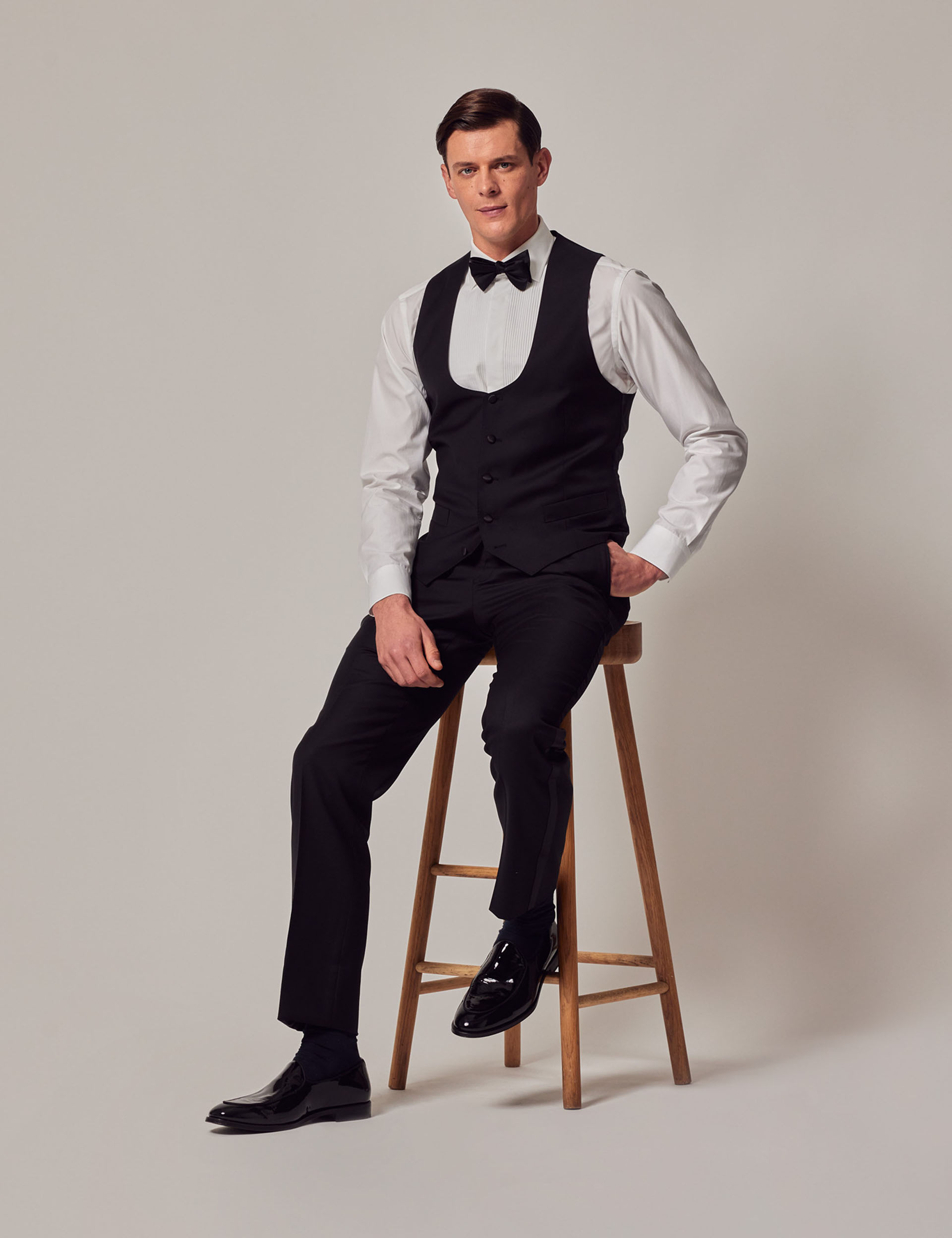 Slim Fit Pure Wool Waistcoat | Hawes & Curtis | M&S