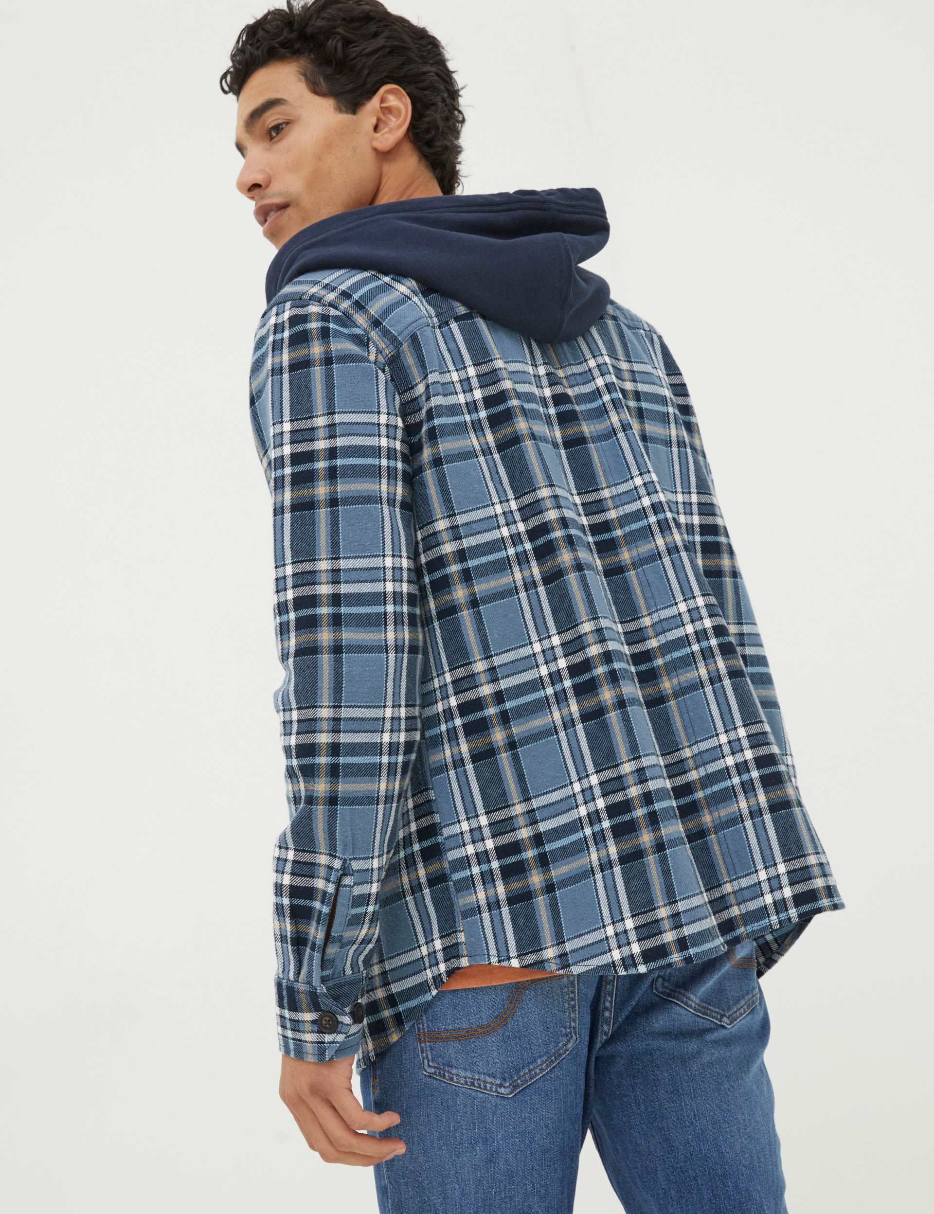 Pure Cotton Check Overshirt | FatFace | M&S