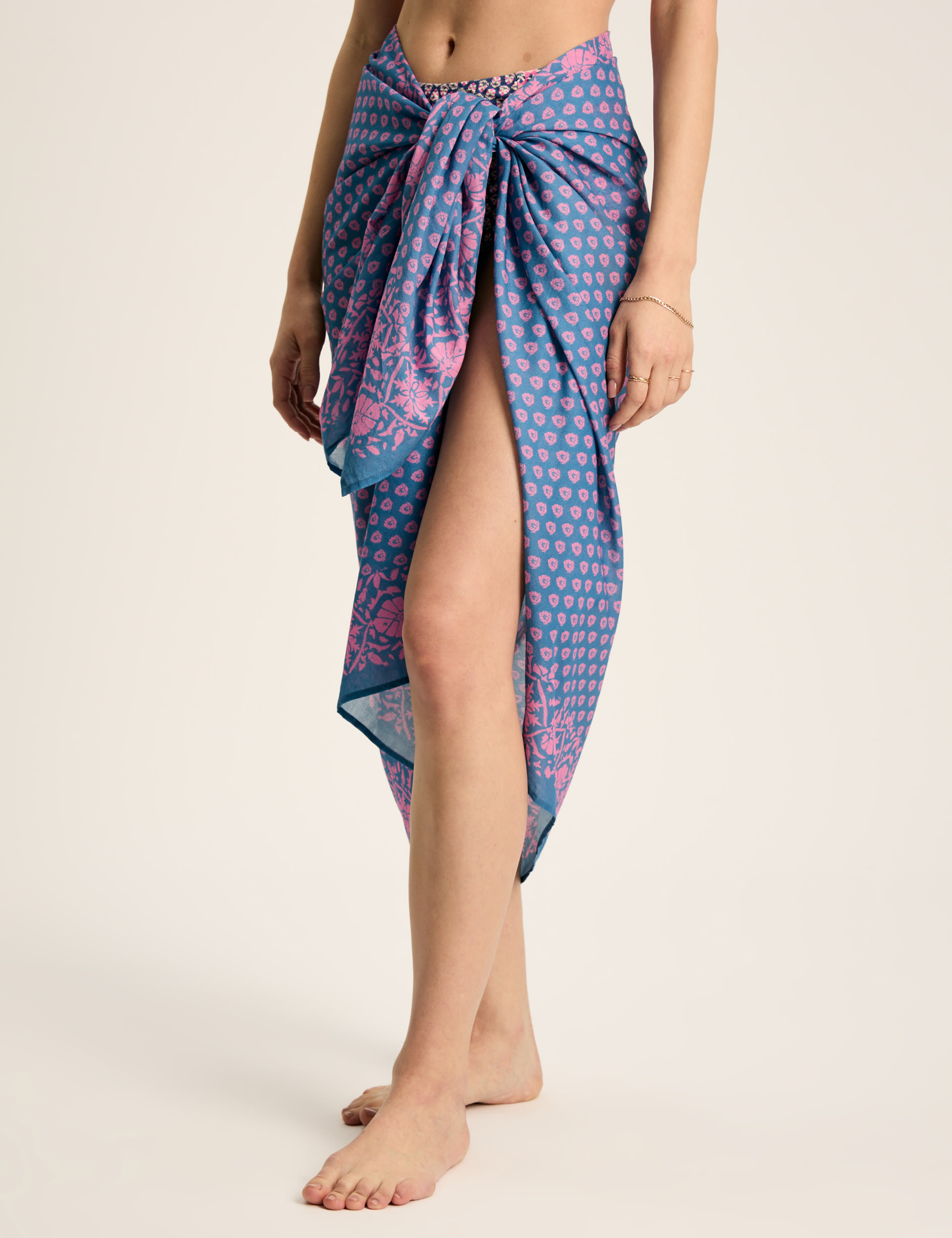 Pure Cotton Printed Sarong | Joules | M&S