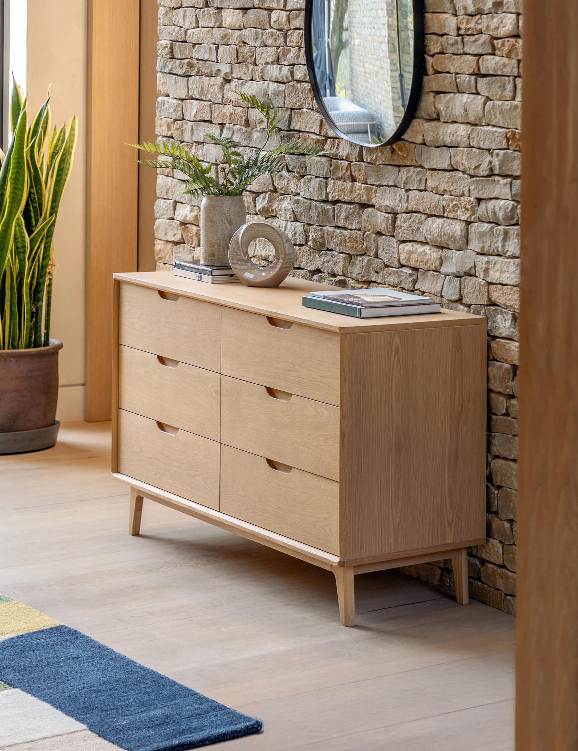 Nord Wide 6 Drawer Chest | Gallery Direct | M&S