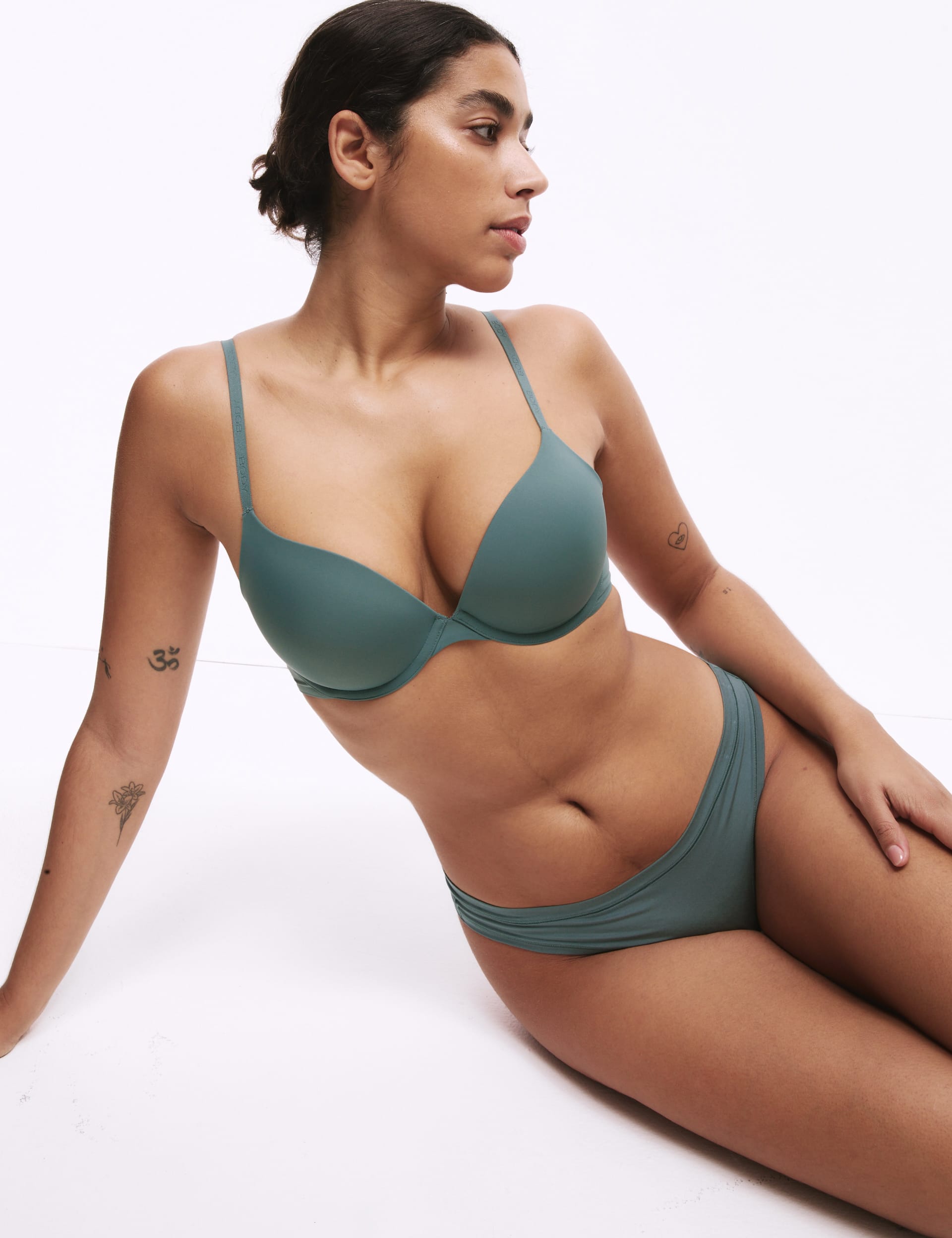 Flexifit™ Wired Push-Up Plunge Bra Set A-E | M&S IE
