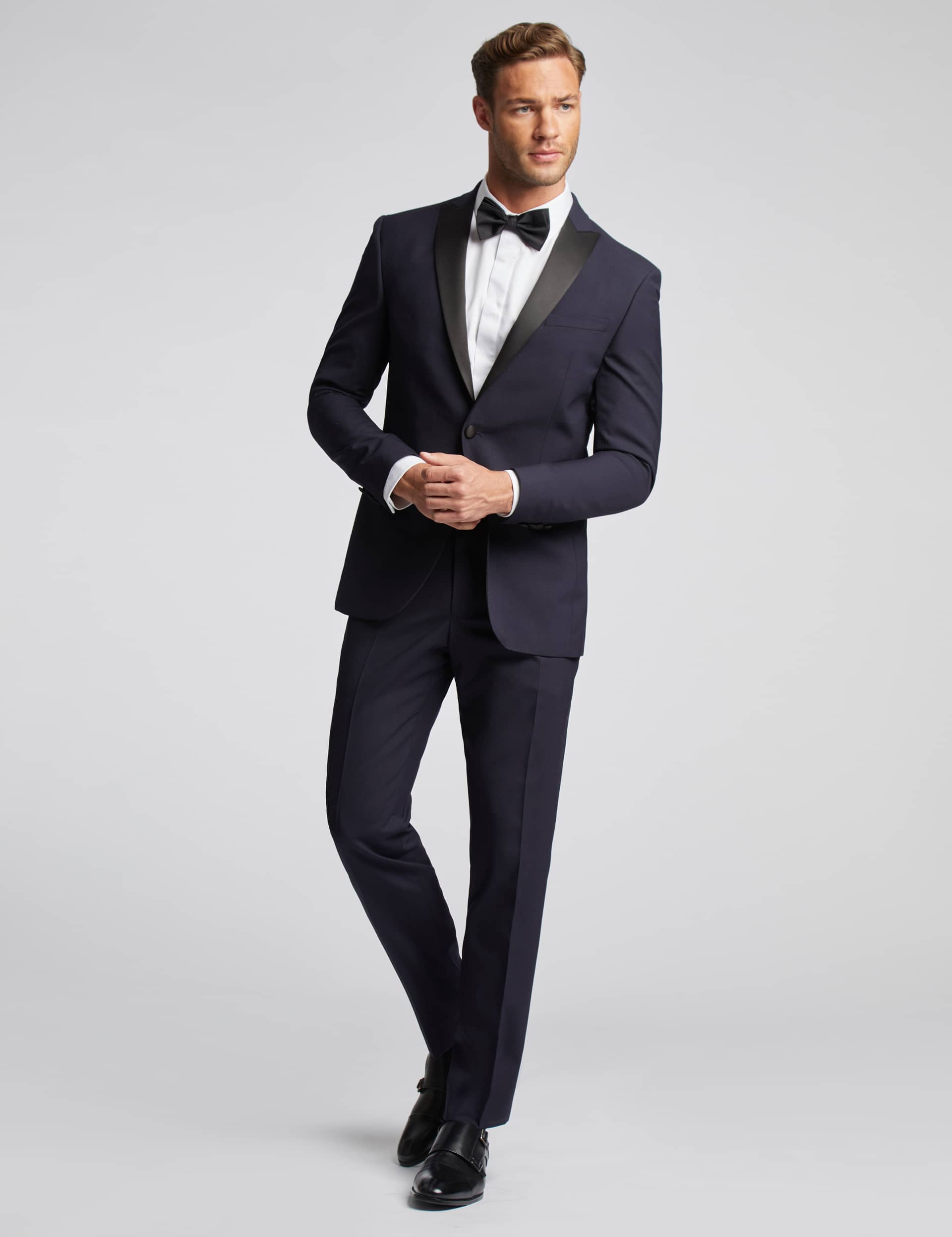 Slim Fit Wool Rich Tuxedo Suit | M&S