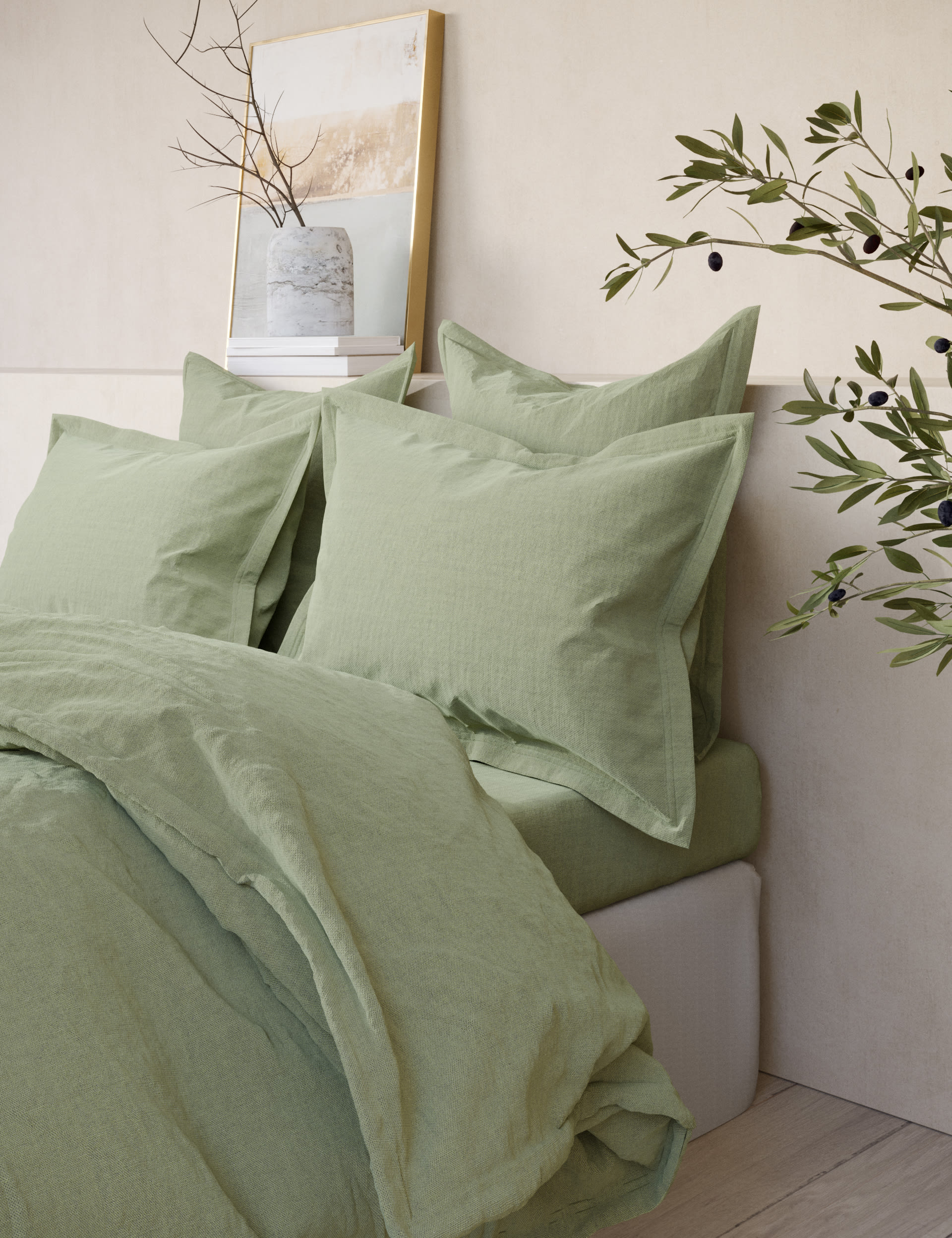 Fired Earth Green Homeware at M&S