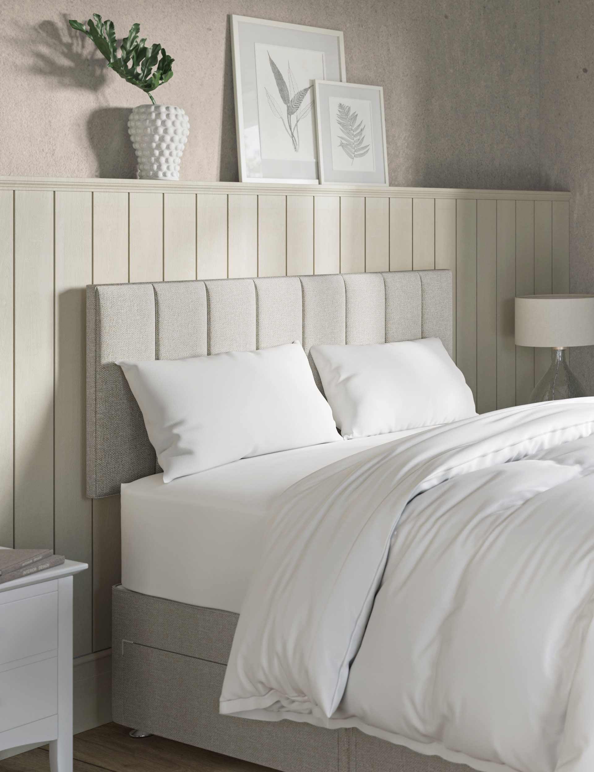 Panelled Strutted Headboard | M&S