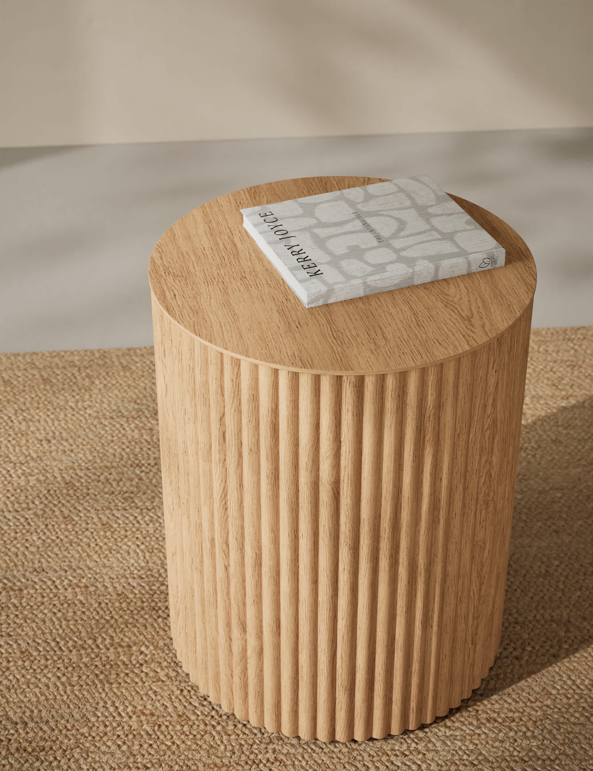 Fluted Side Table | M&S | M&S