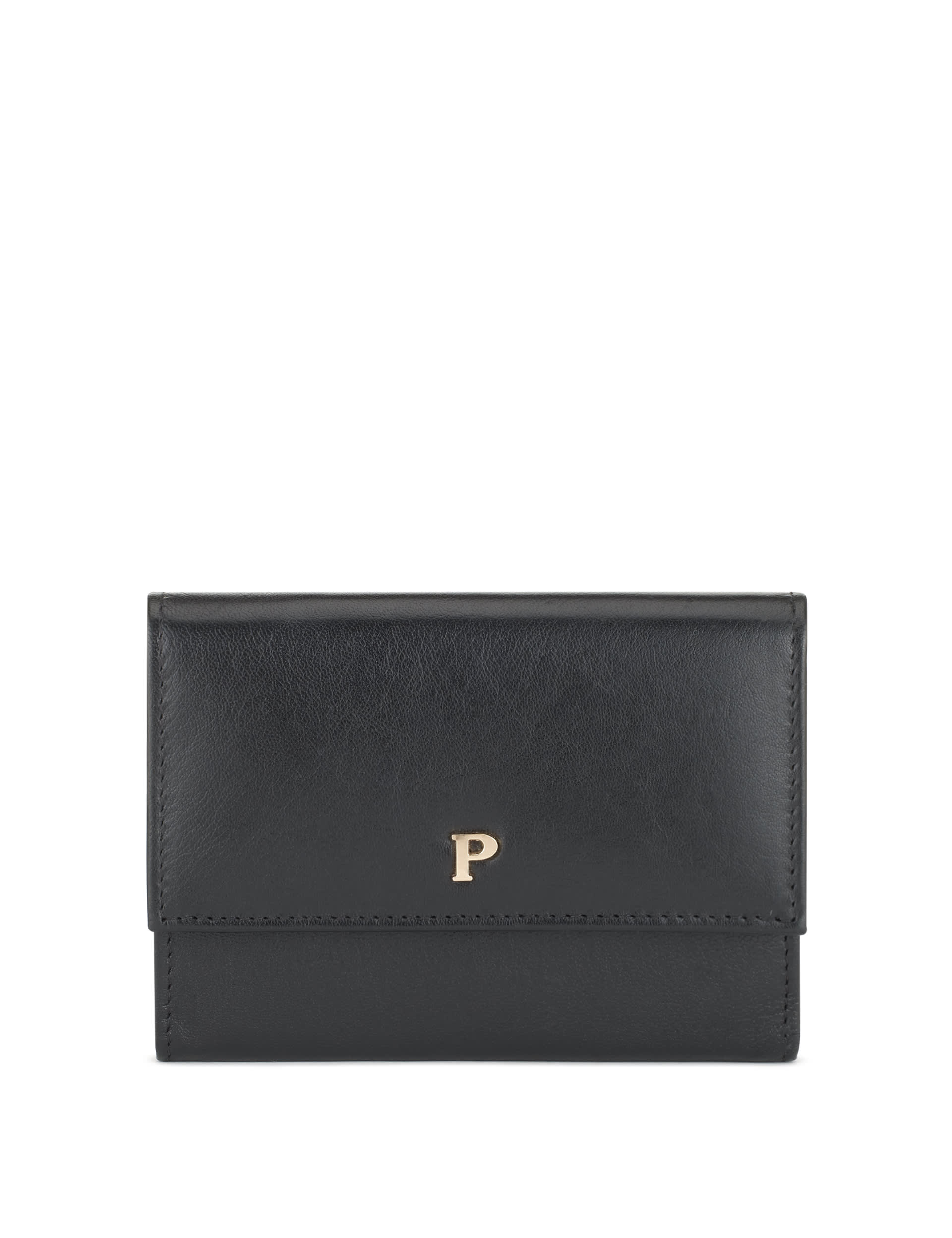 Leather Letter P Purse with Cardsafe™ | M&S Collection | M&S