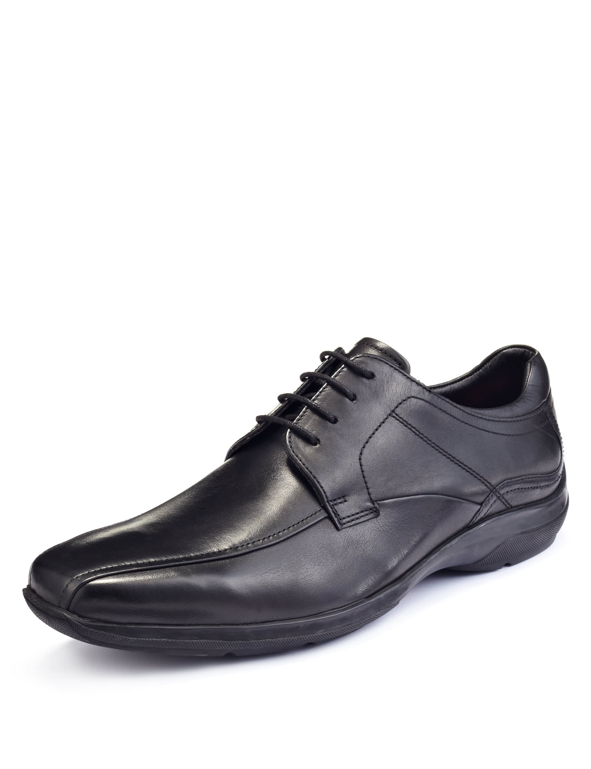 Airflex™ Leather Lace Up Tramline Shoes | M&S Collection | M&S