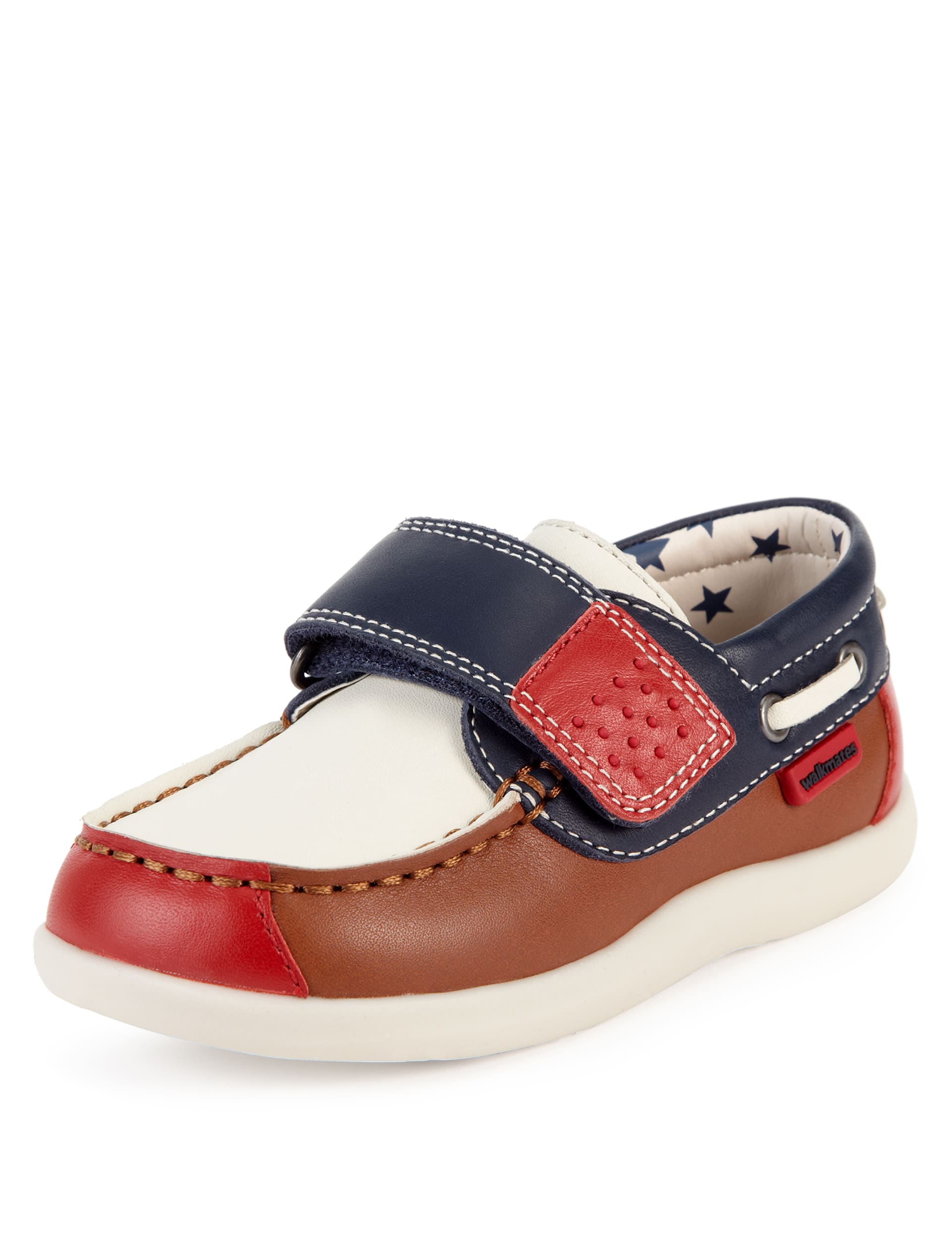 Kids' Walkmates Leather Boat Shoes | M&S