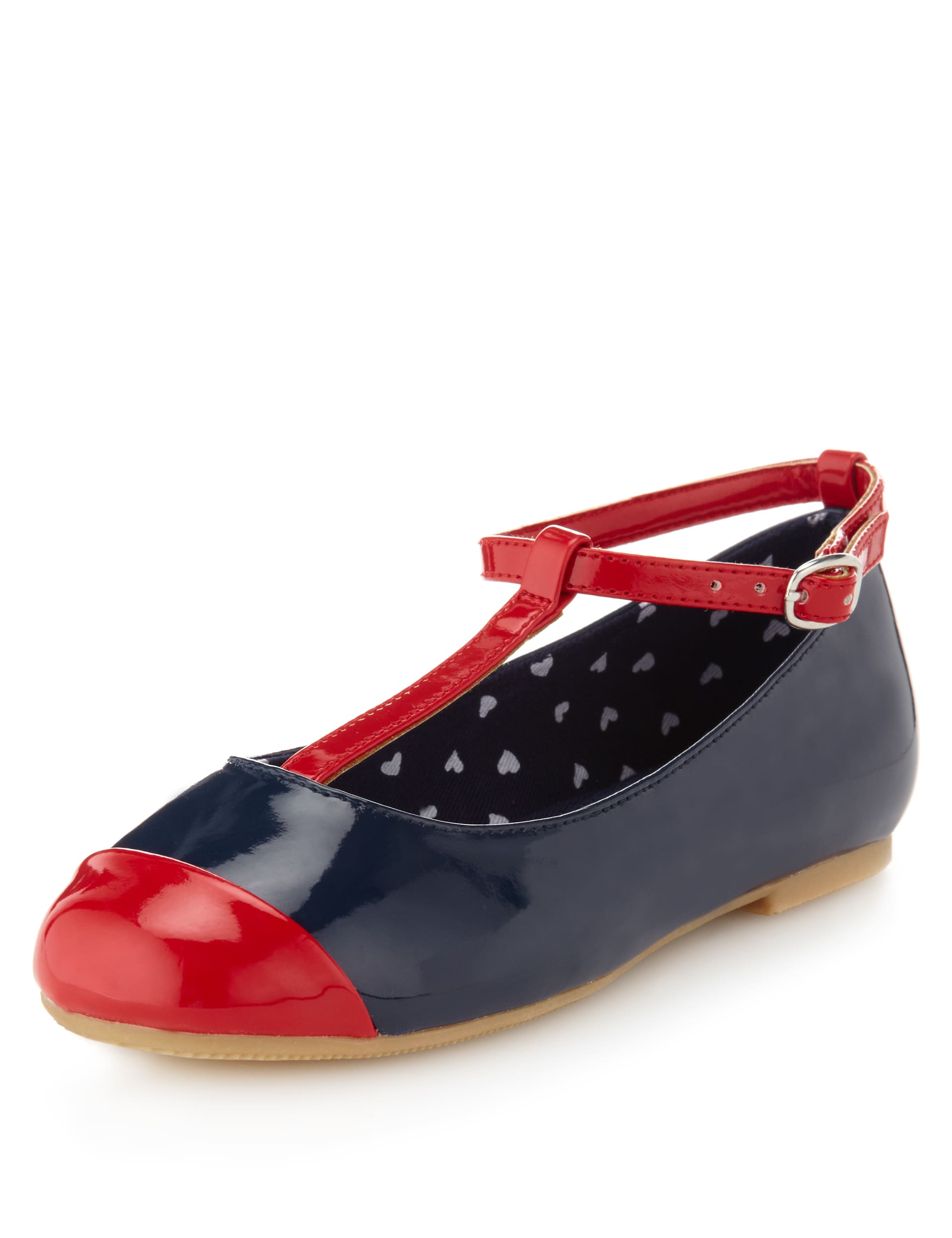 Scuff Resistant Toe T-Bar Shoes (Younger Girls) | M&S