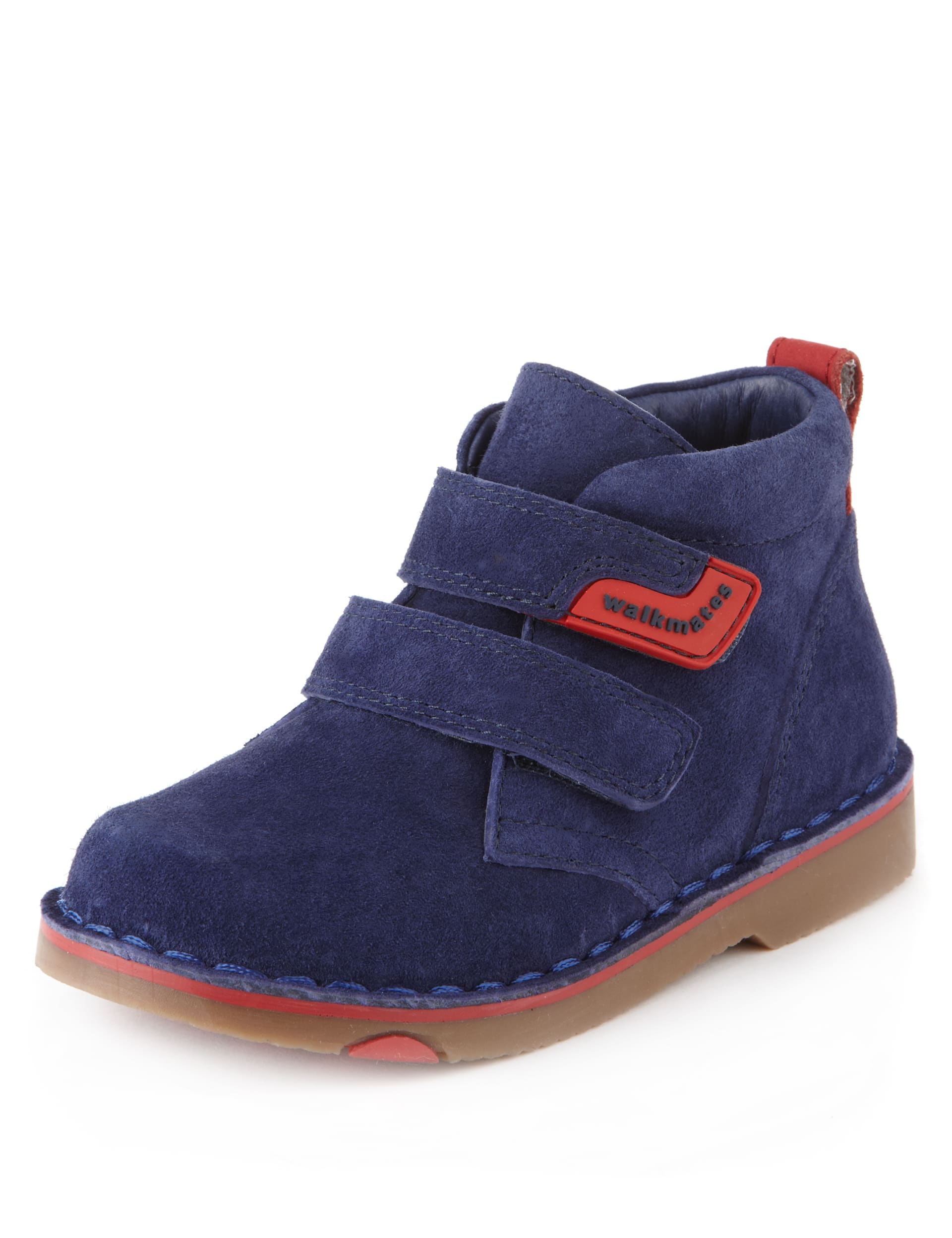 Walkmates Suede Riptape Ankle Desert Boots | M&S