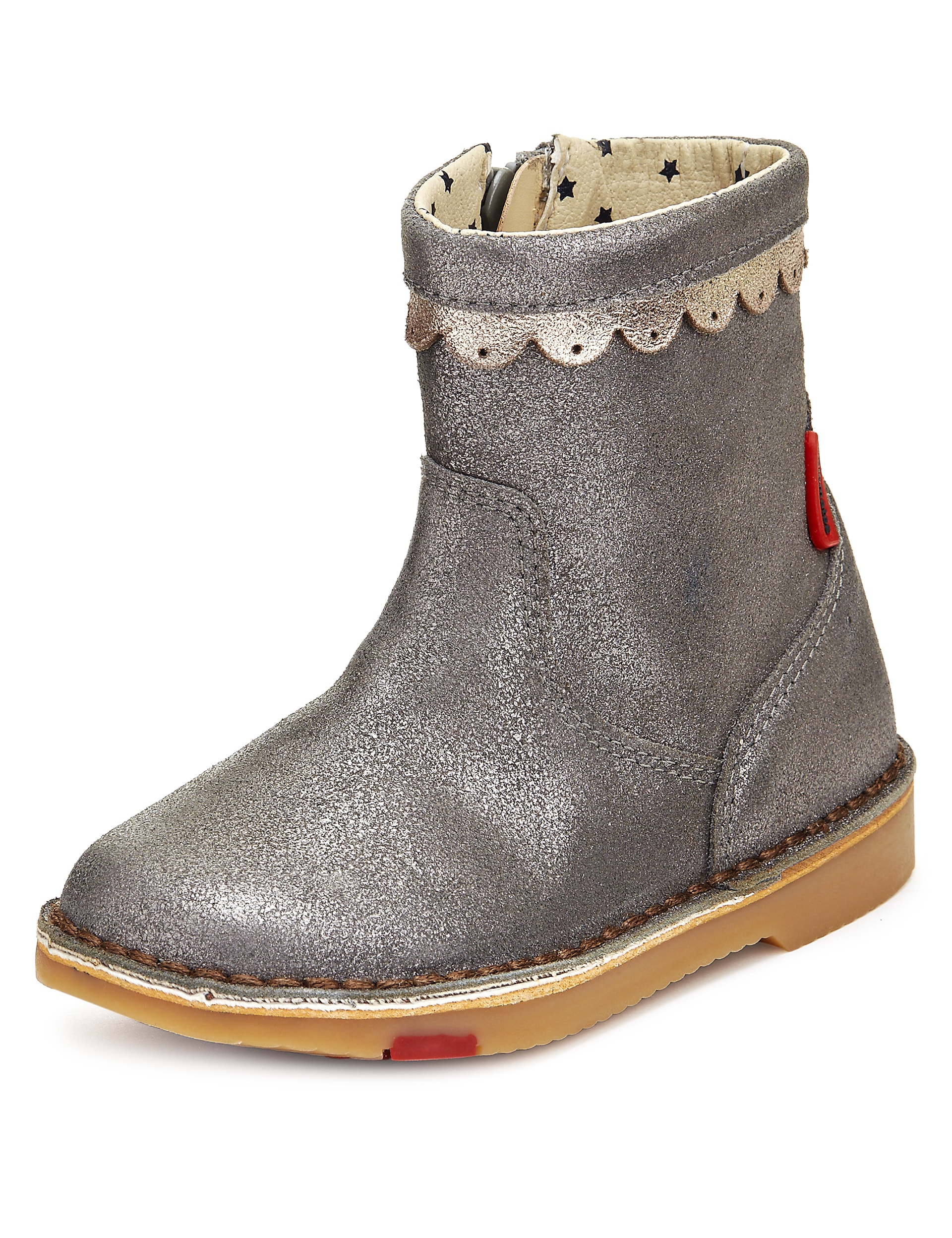 Kids' Walkmates Suede Sparkle Ankle Boots | M&S