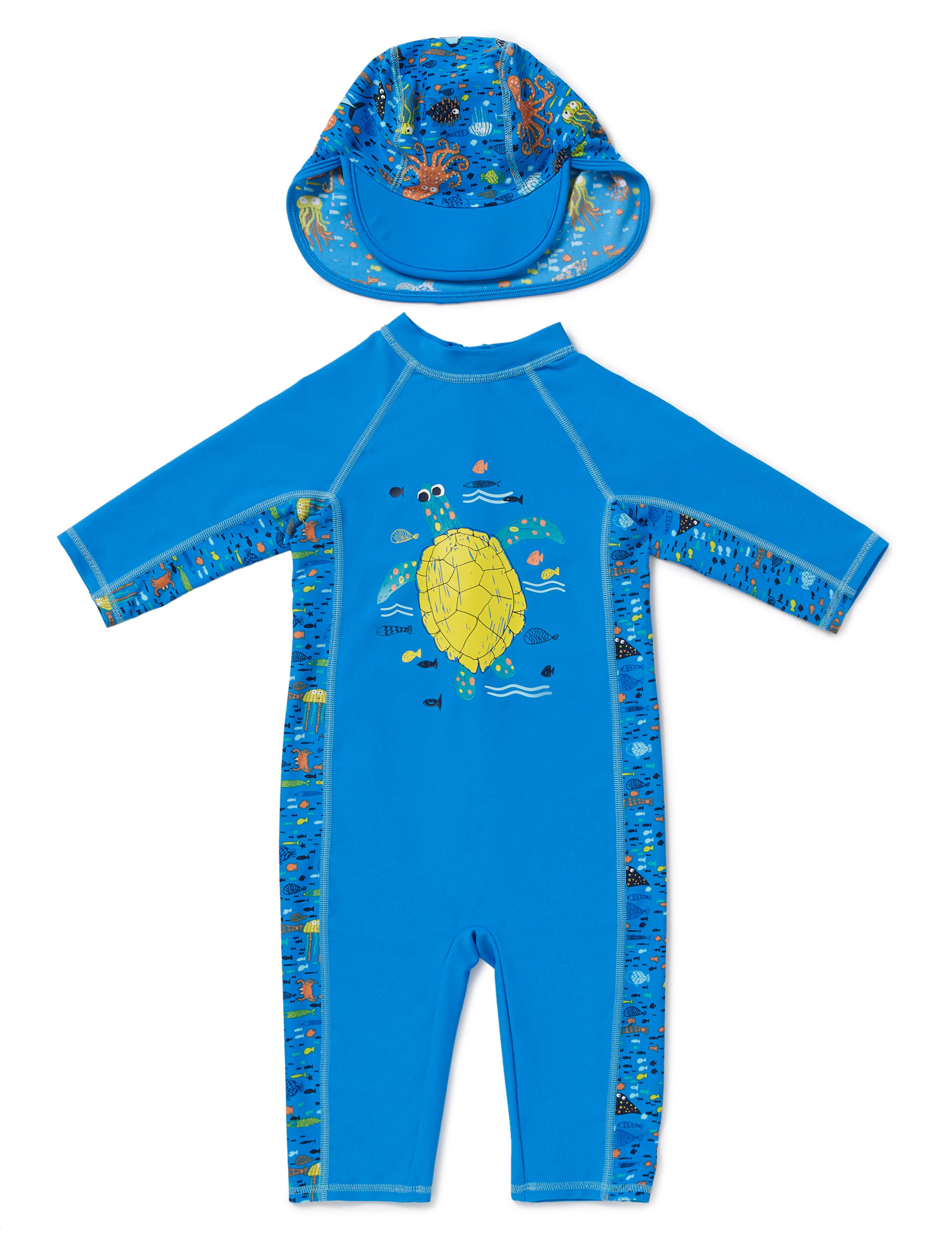 Chlorine Resistant Lycra® Xtra Life™ Quick Dry Safe in the Sun Turtle ...