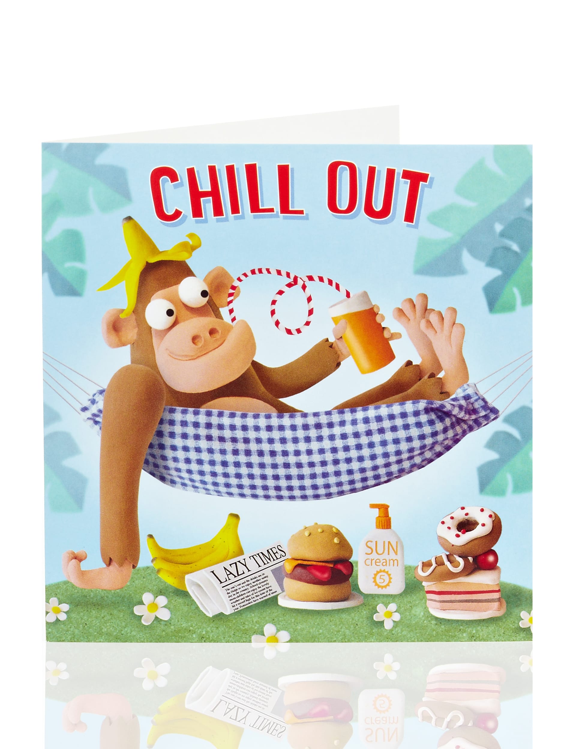 Monkey Chill Out Birthday Card | M&S
