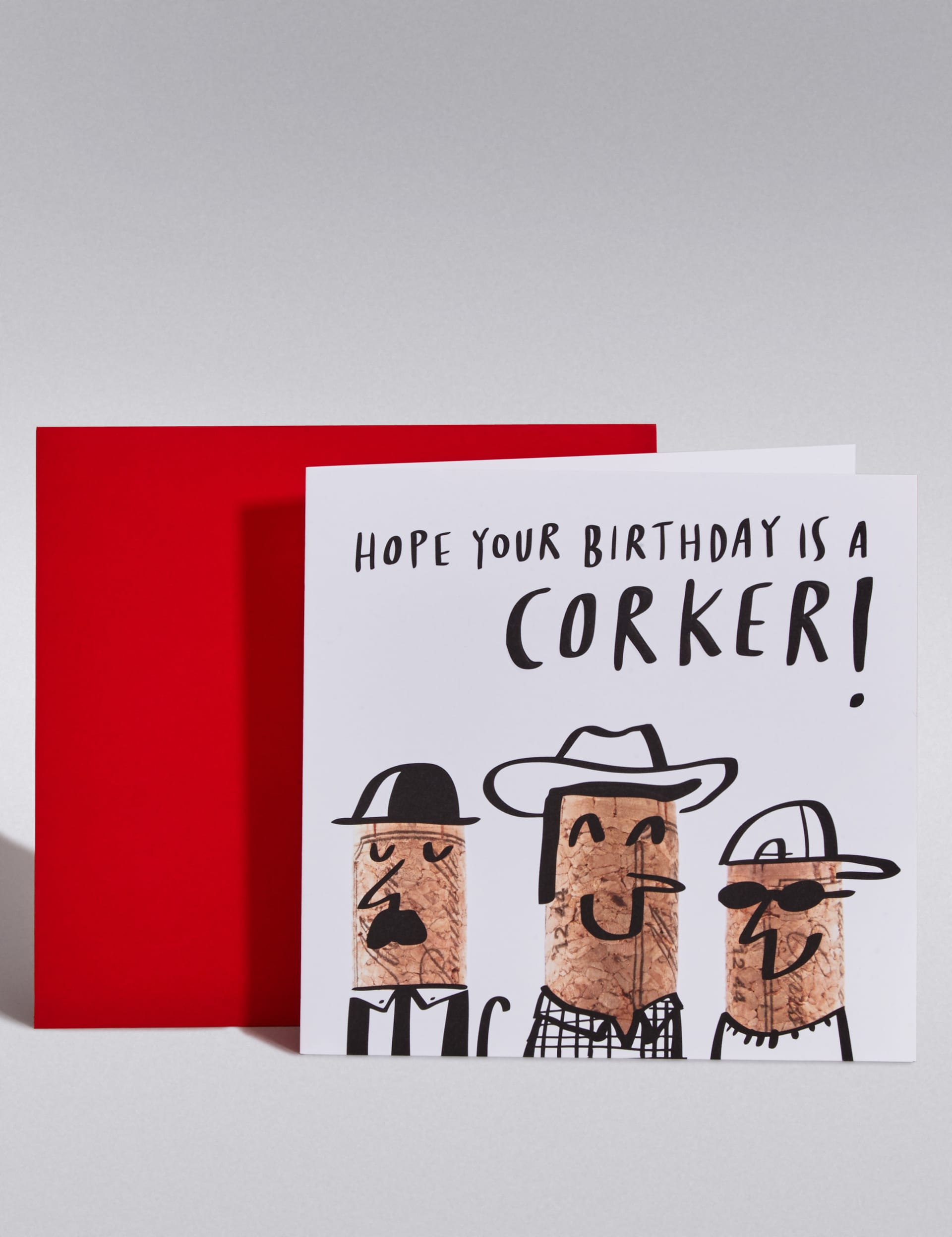 Funny Cork Birthday Card | M&S
