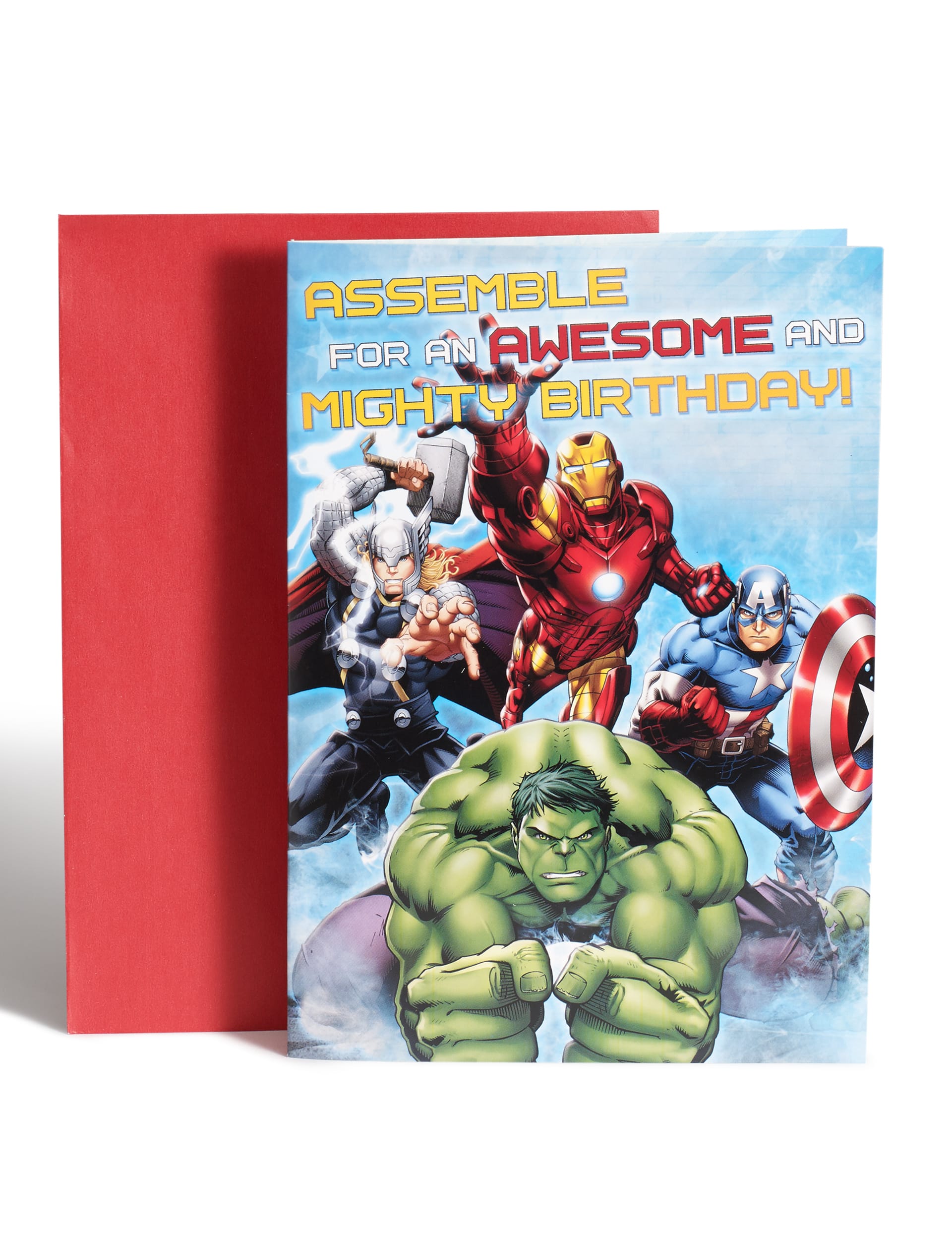 Avengers Birthday Card | M&S