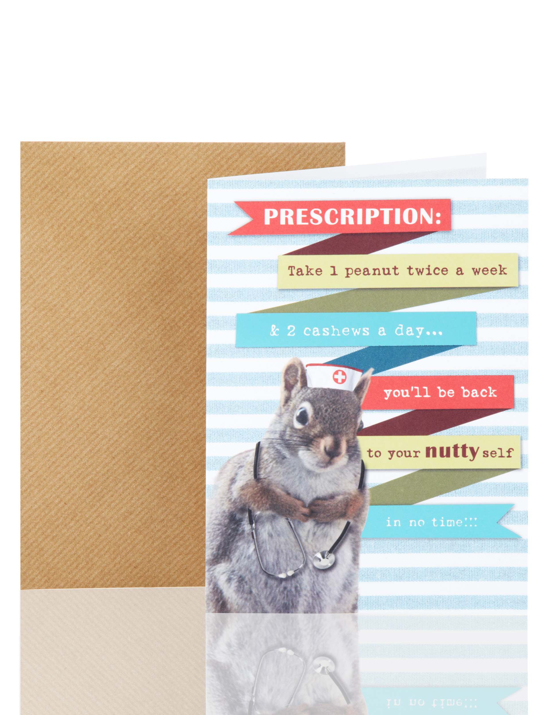Squirrel Get Well Greetings Card | M&S
