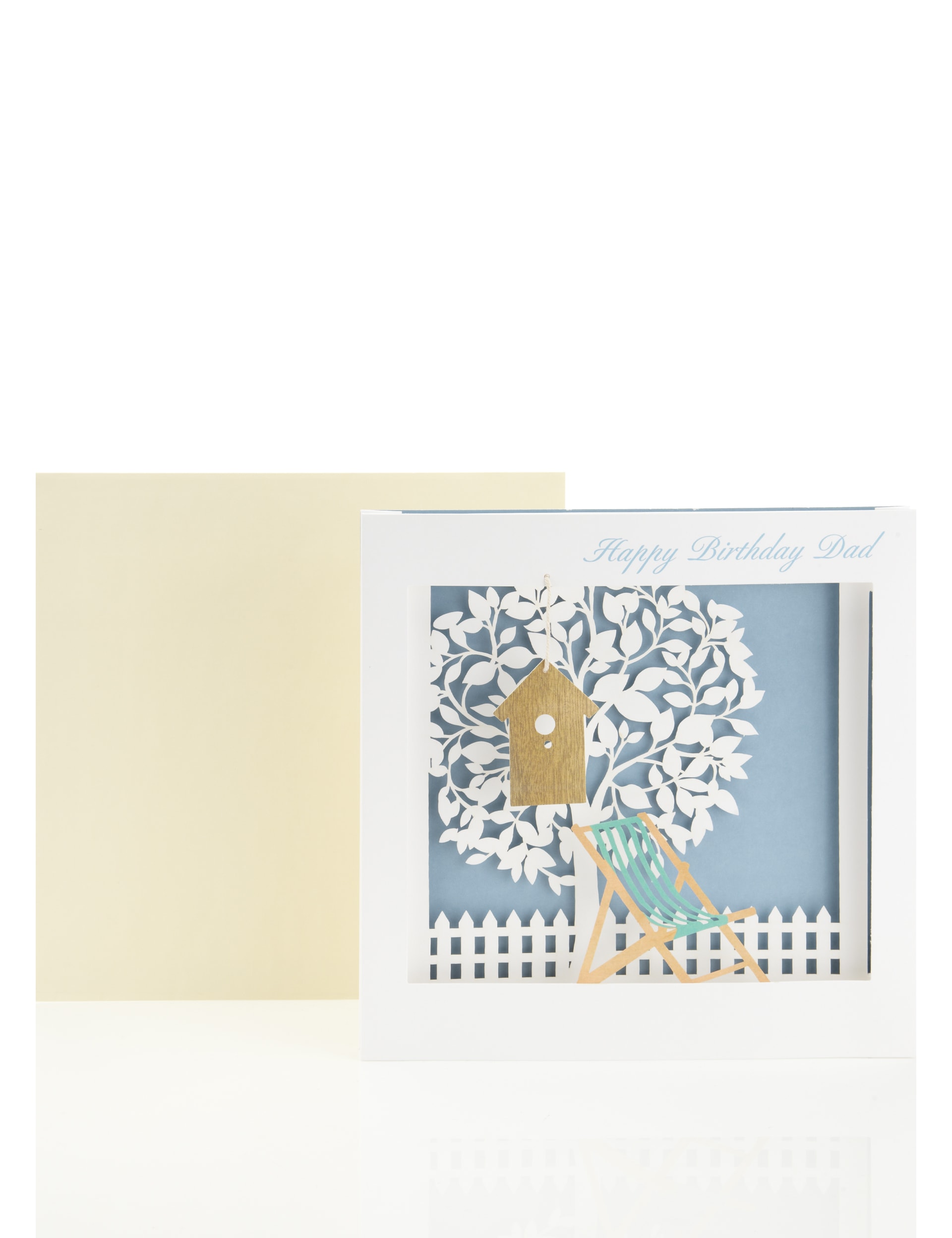 Die-Cut Tree 3-Dimensional Dad Birthday Card | M&S