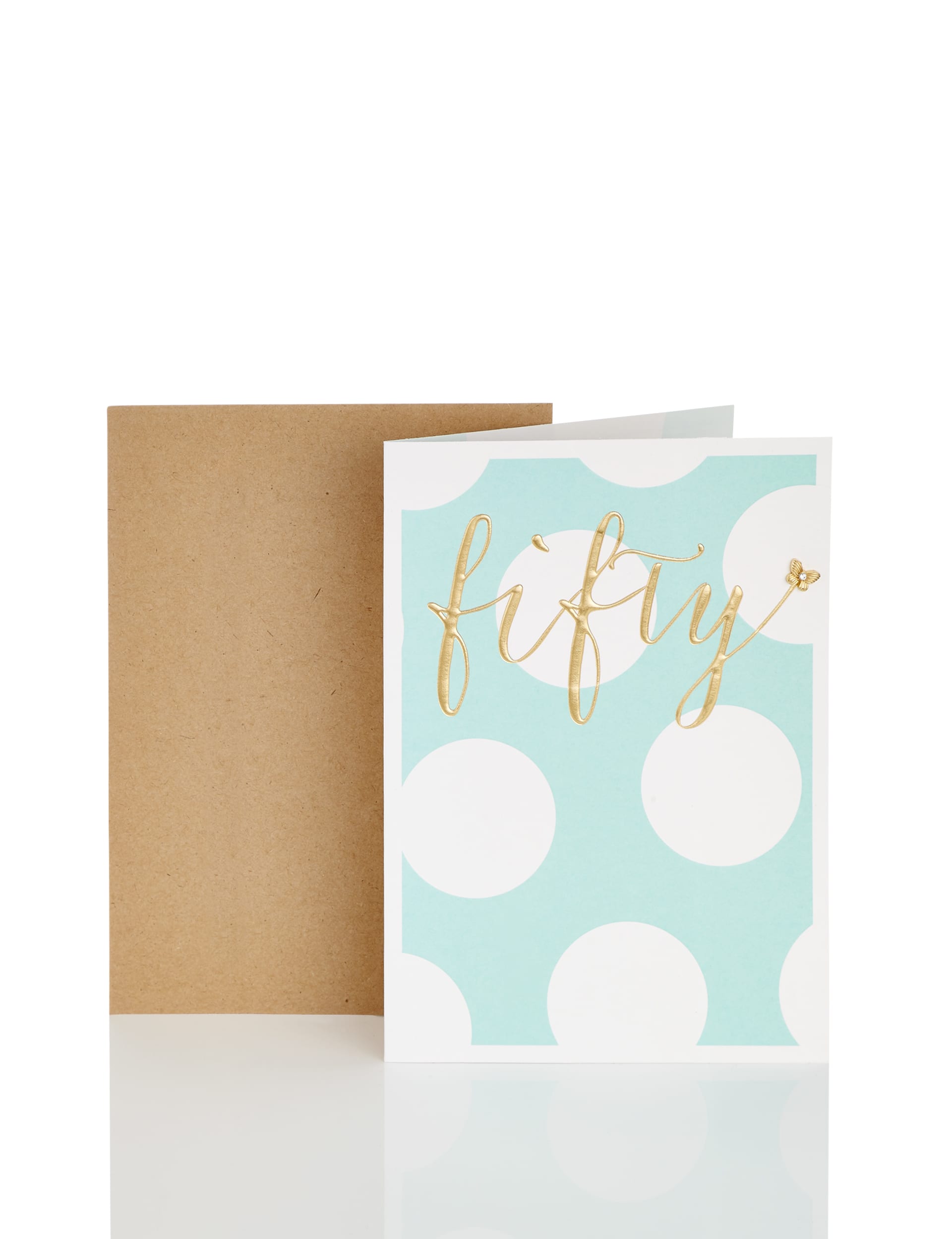 50th Birthday Mint Green Card | M&S