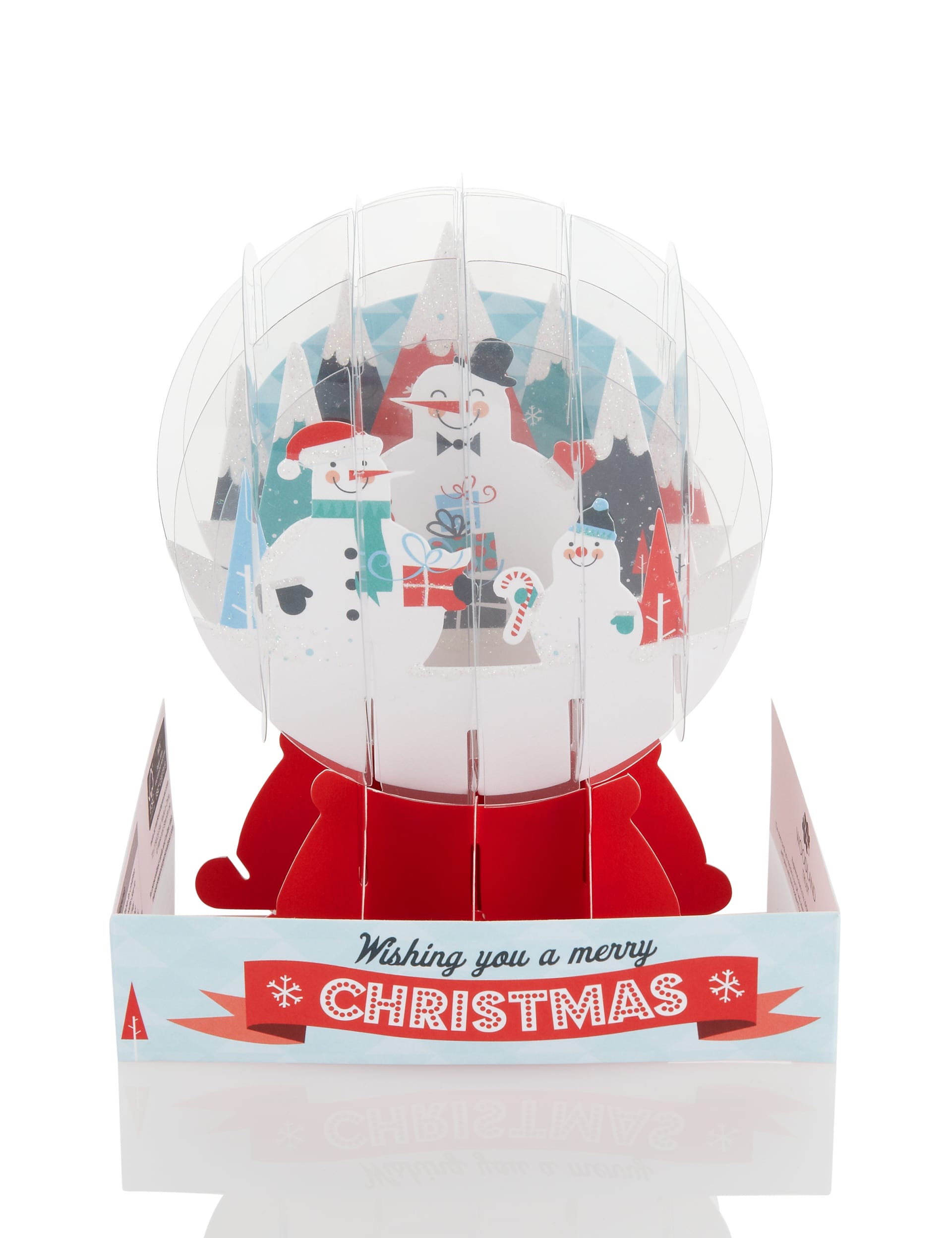 5 Innovative Snowman Snow Globe Christmas Cards | M&S