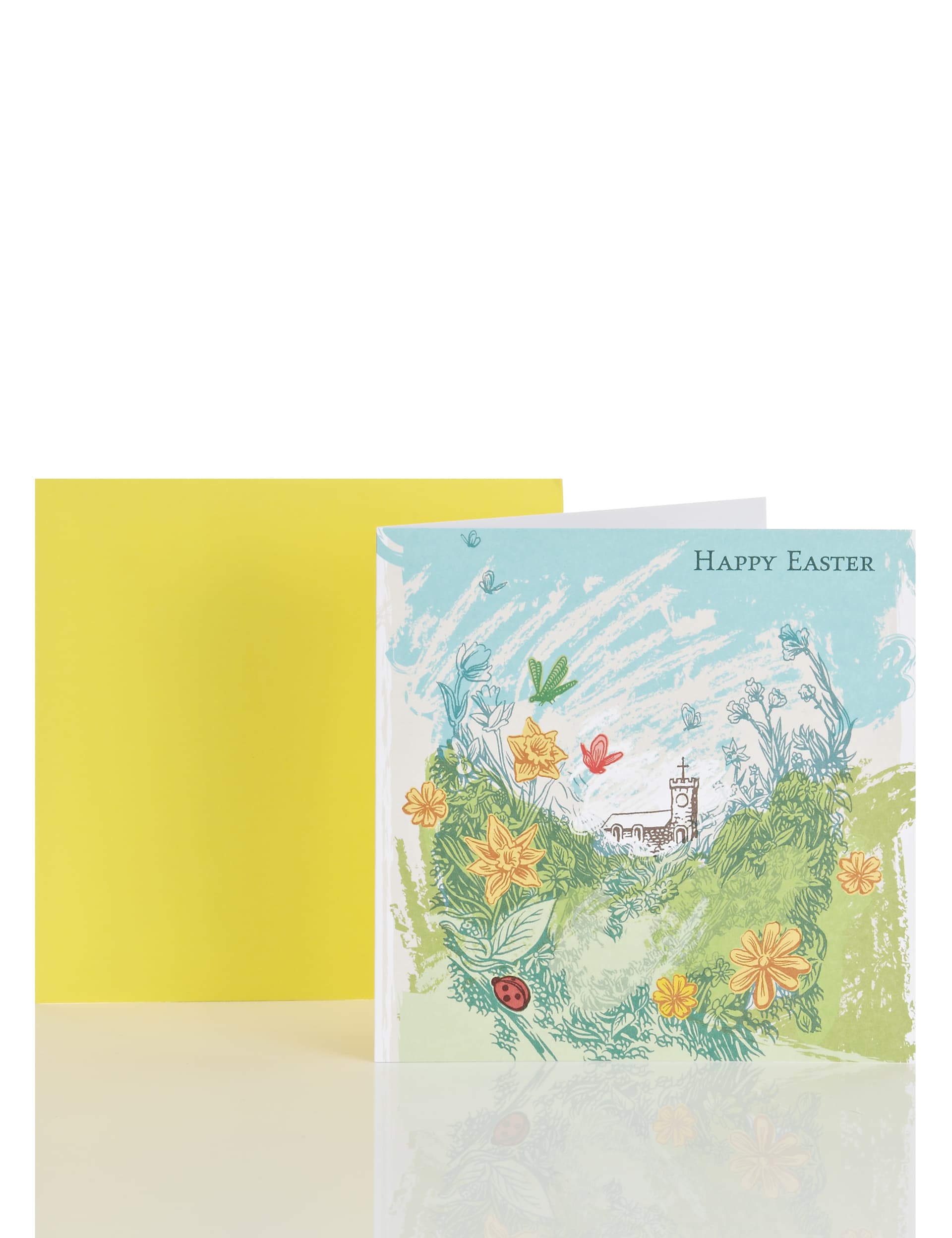 Classic Church Scene Easter Card | M&S