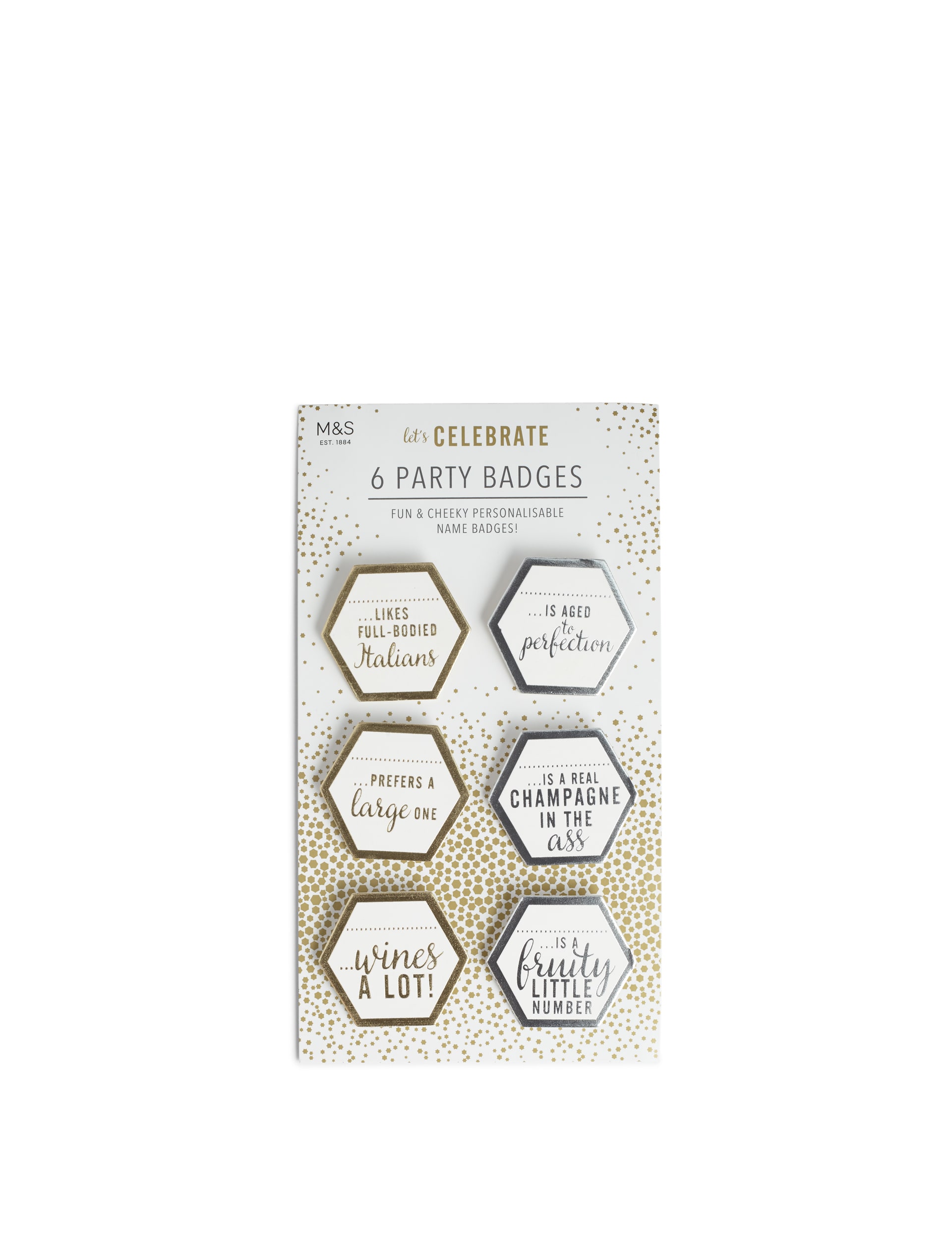 6 Fun Party Badges | M&S