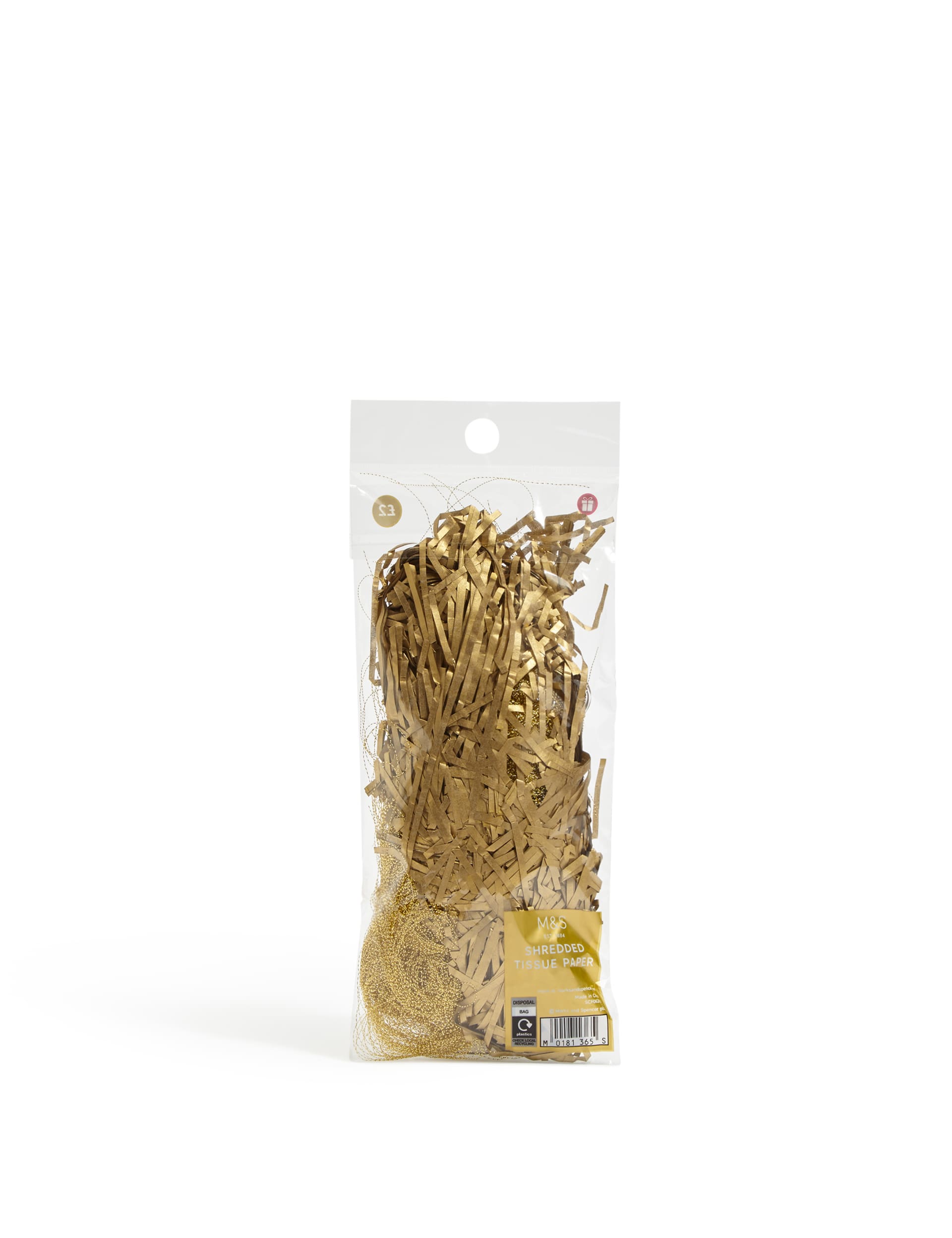 Spruce Gold Shredded Tissue Paper | M&S