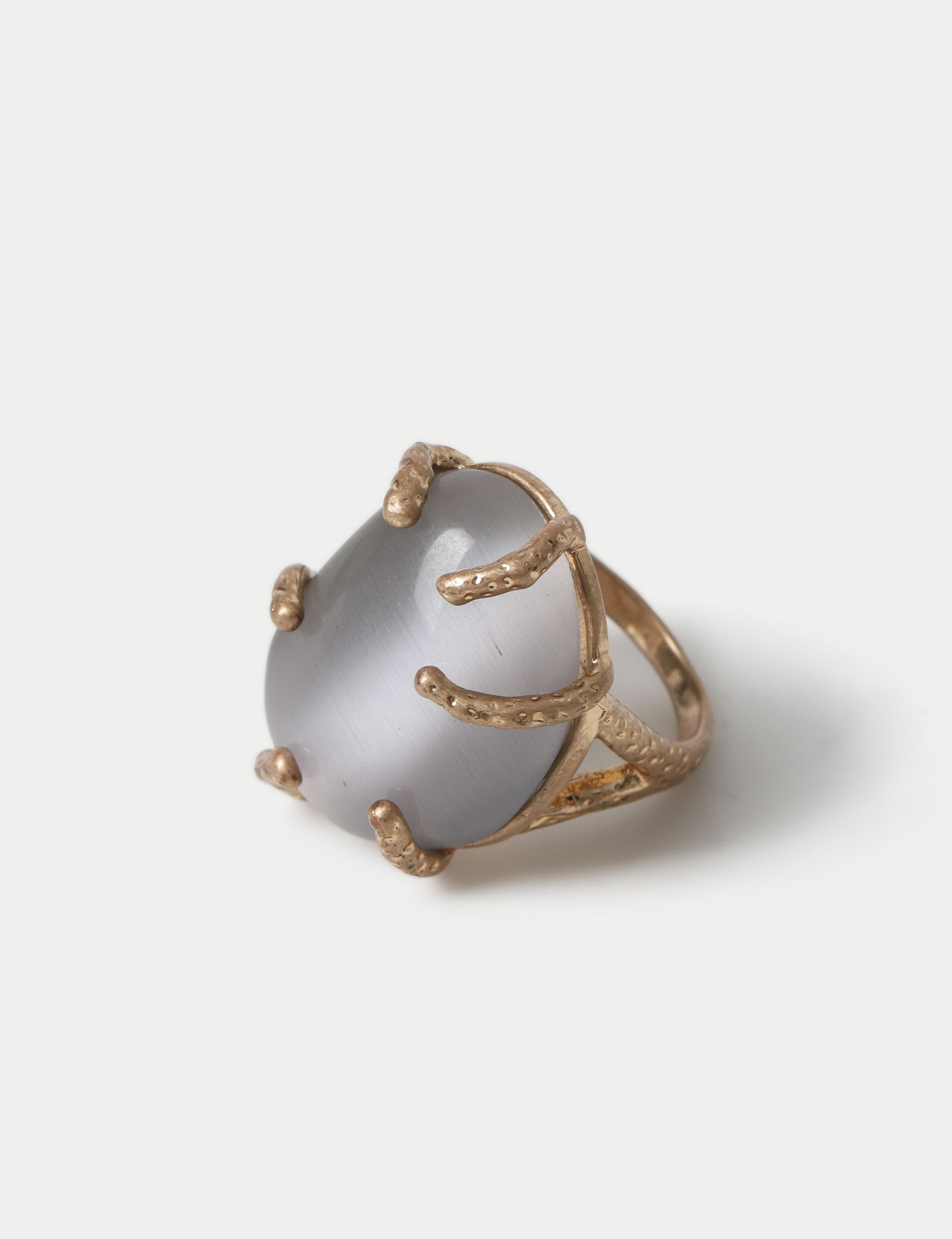 Natural Stone Caged Ring | M&S | M&S