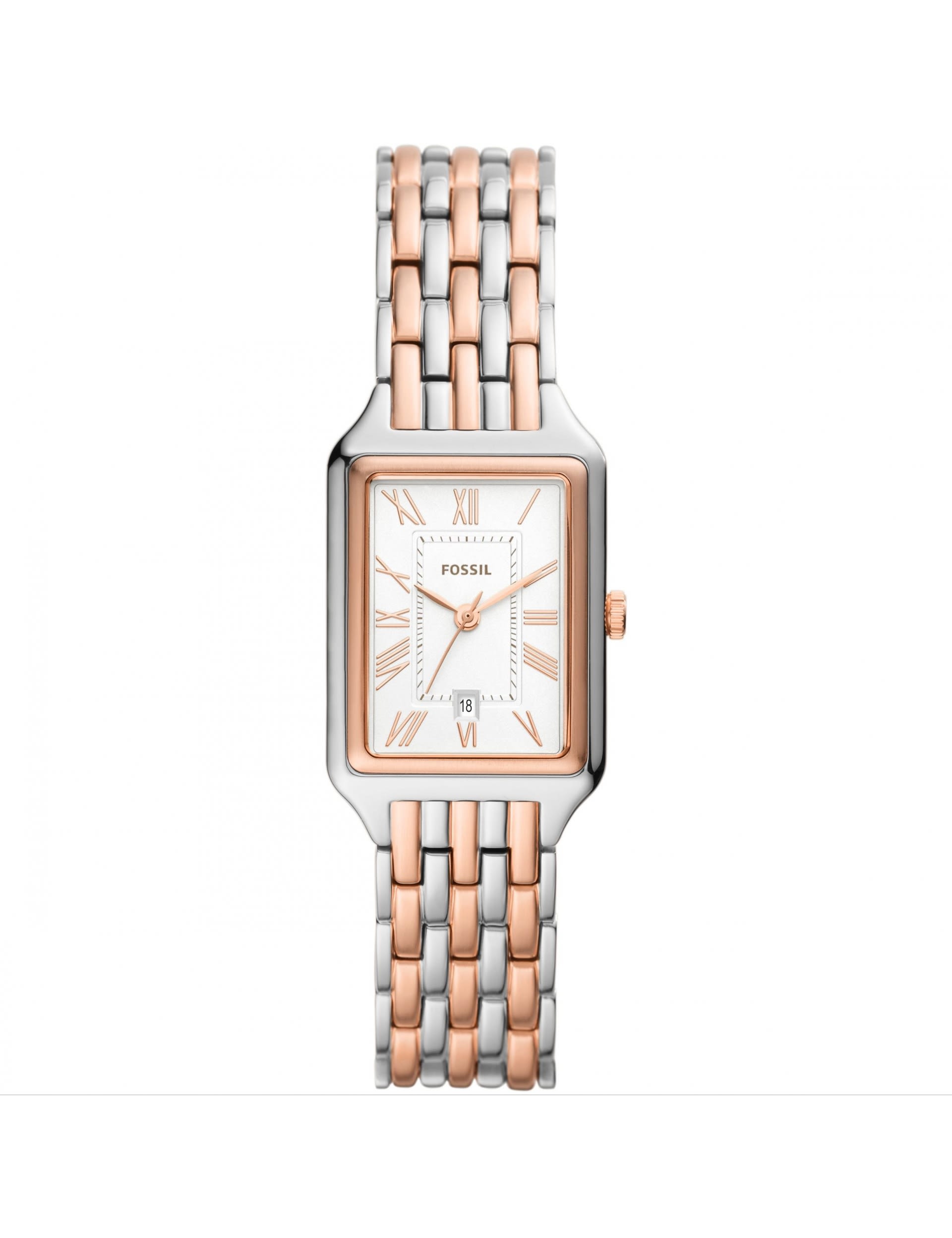Fossil Raquel Two Tone Watch | Fossil | M&S