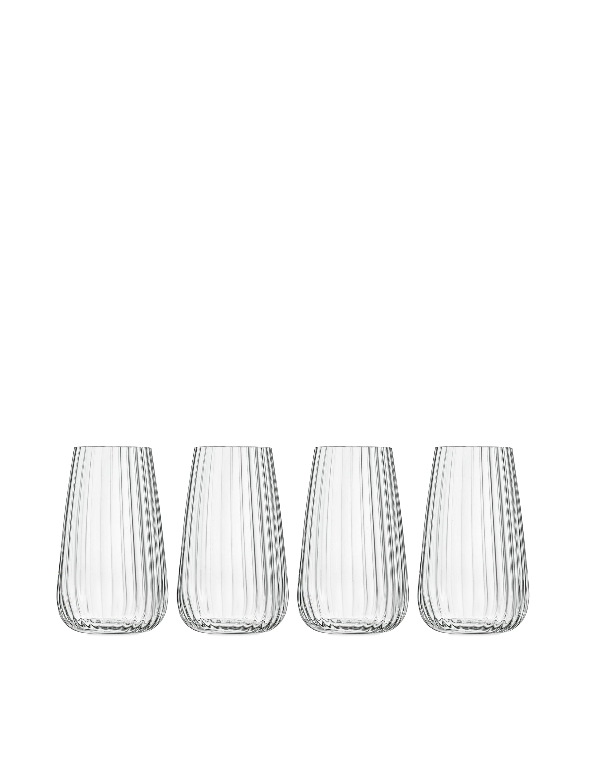 Set of 4 Optica Hi Ball Glasses | Luigi Bormioli | M&S