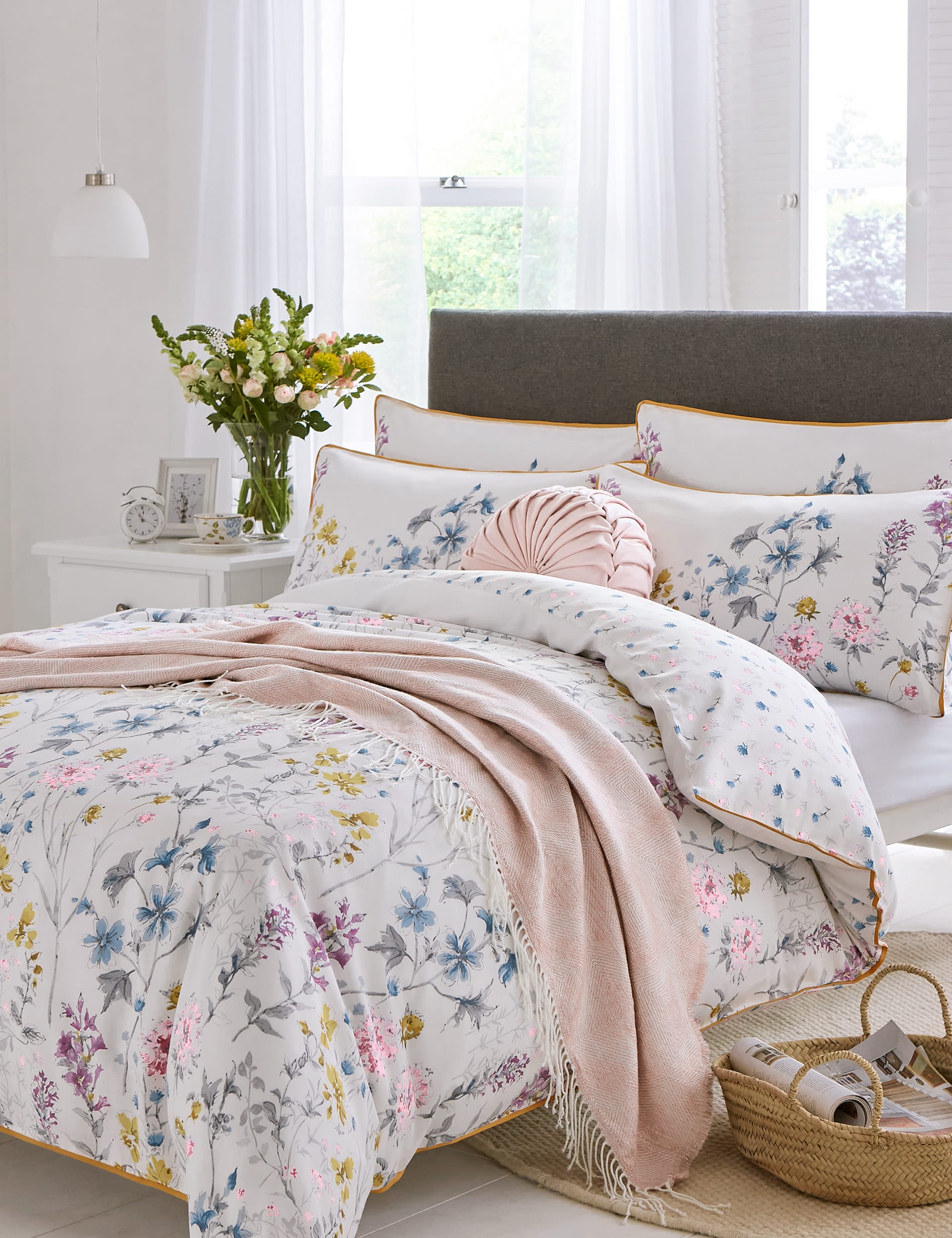 Pure Cotton Wild Meadow Bedding Set | Laura Ashley | M&S