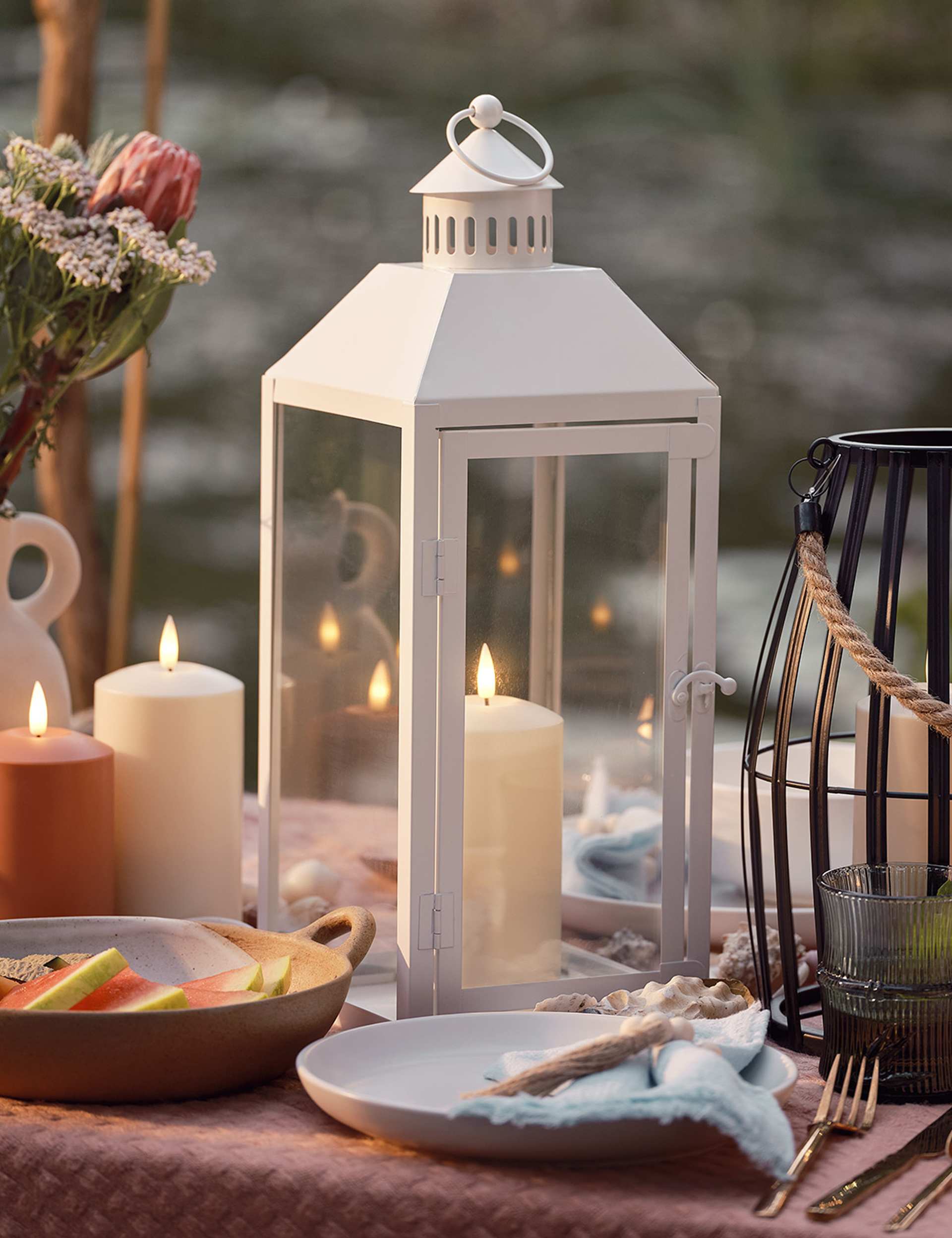 Set of 2 TruGlow® Lanterns | Lights4fun | M&S