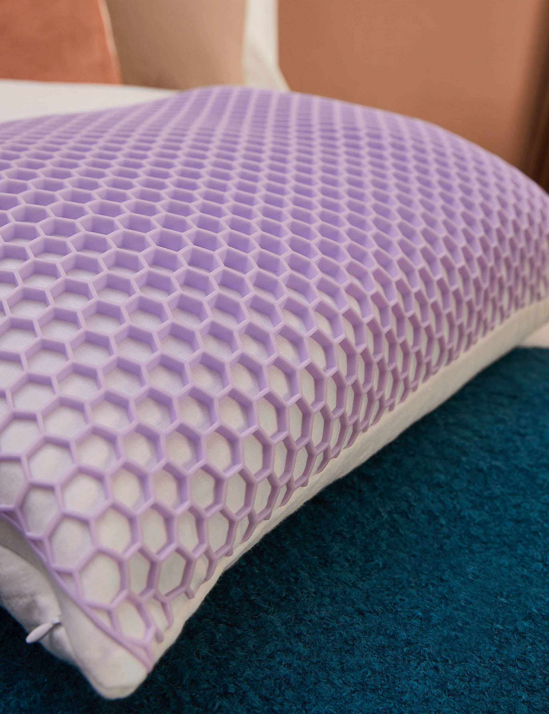 Honeycomb Super Cool Medium Pillow | KALLY SLEEP | M&S