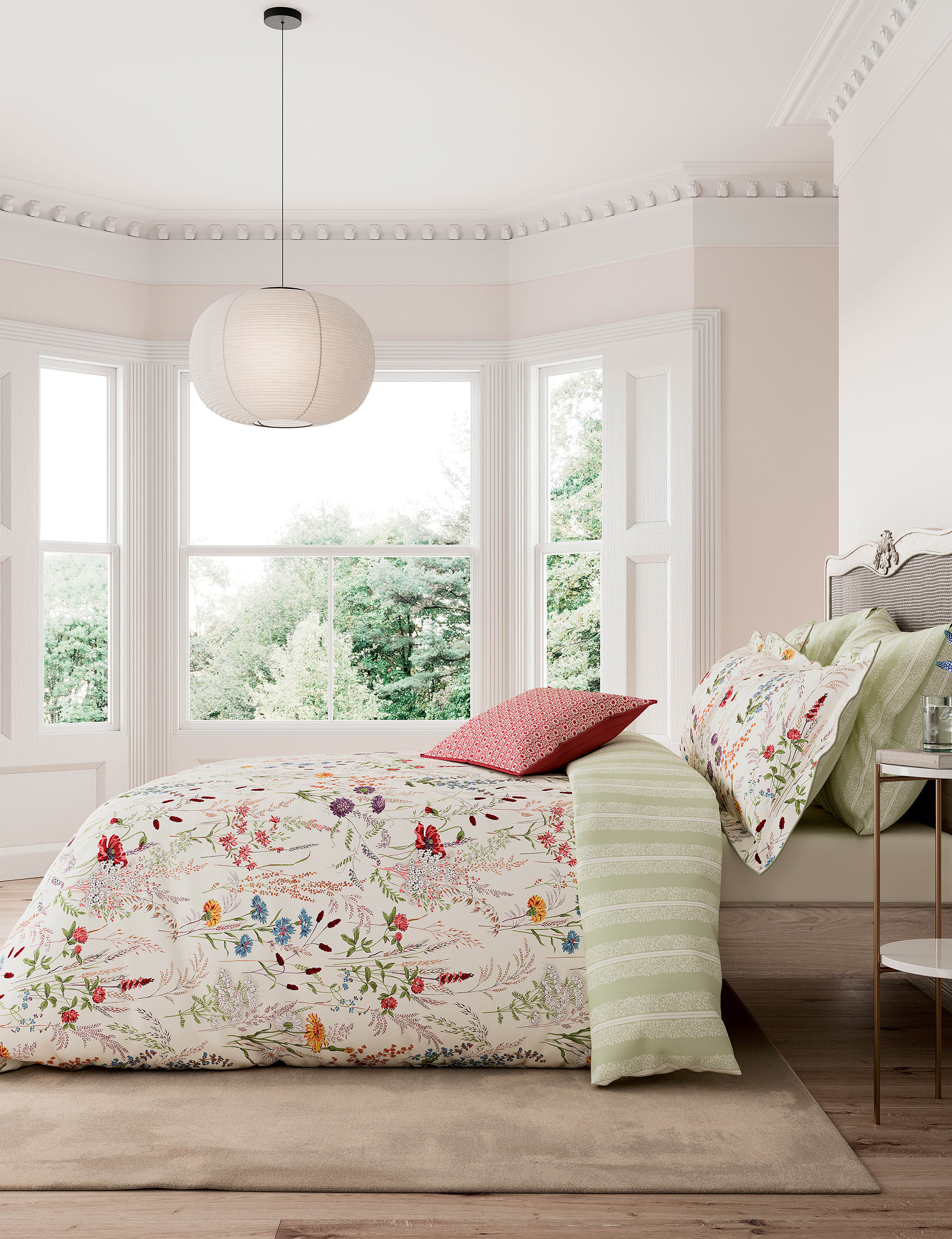 Pure Cotton Blythe Meadow Bedding Set | V&A | M&S