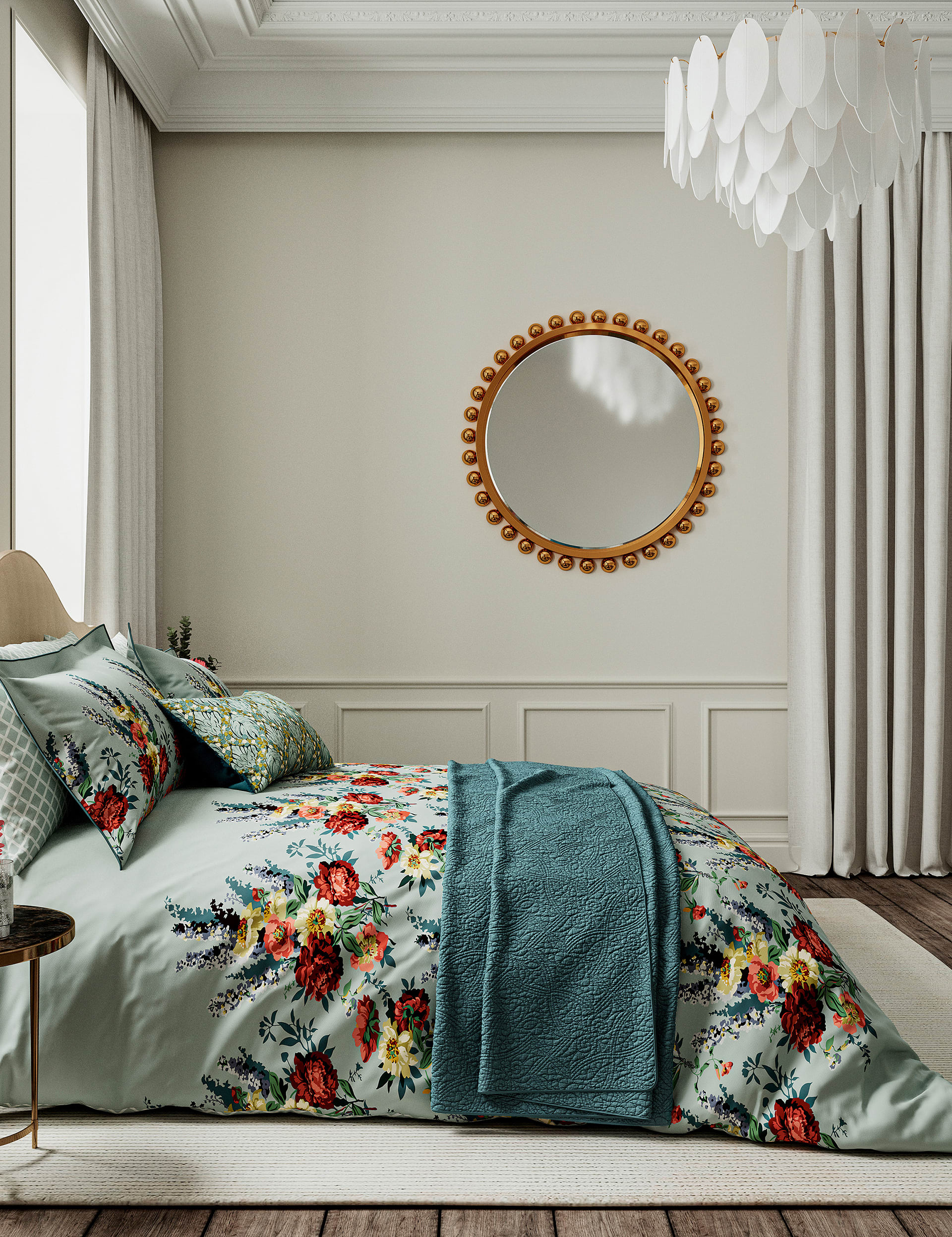 Sateen Botanical Harmony Bedding Set | V&A | M&S