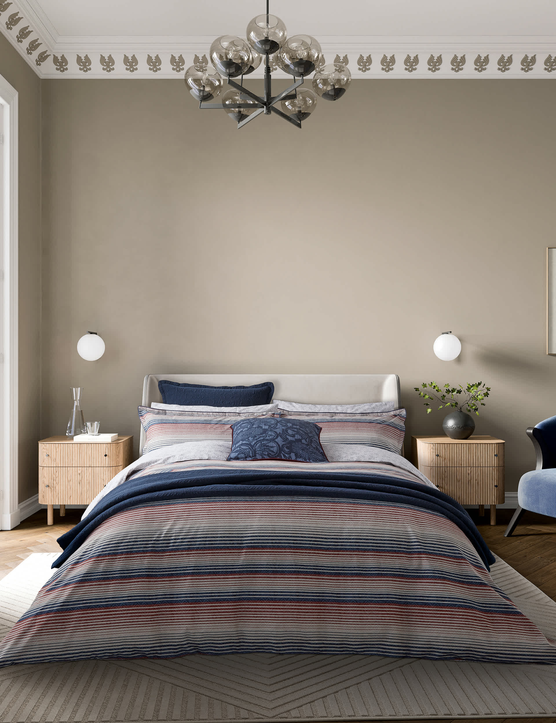 Pure Cotton Stafford Throw | Bedeck of Belfast | M&S