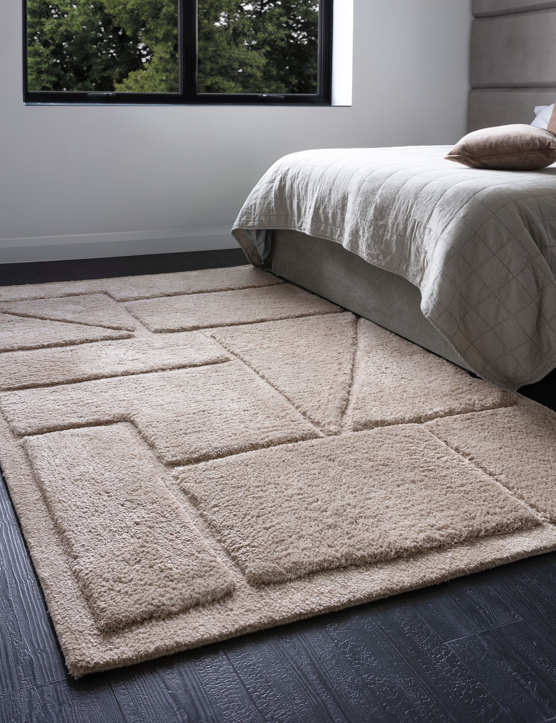 Horizon Sand Tufted Rug | Asiatic | M&S