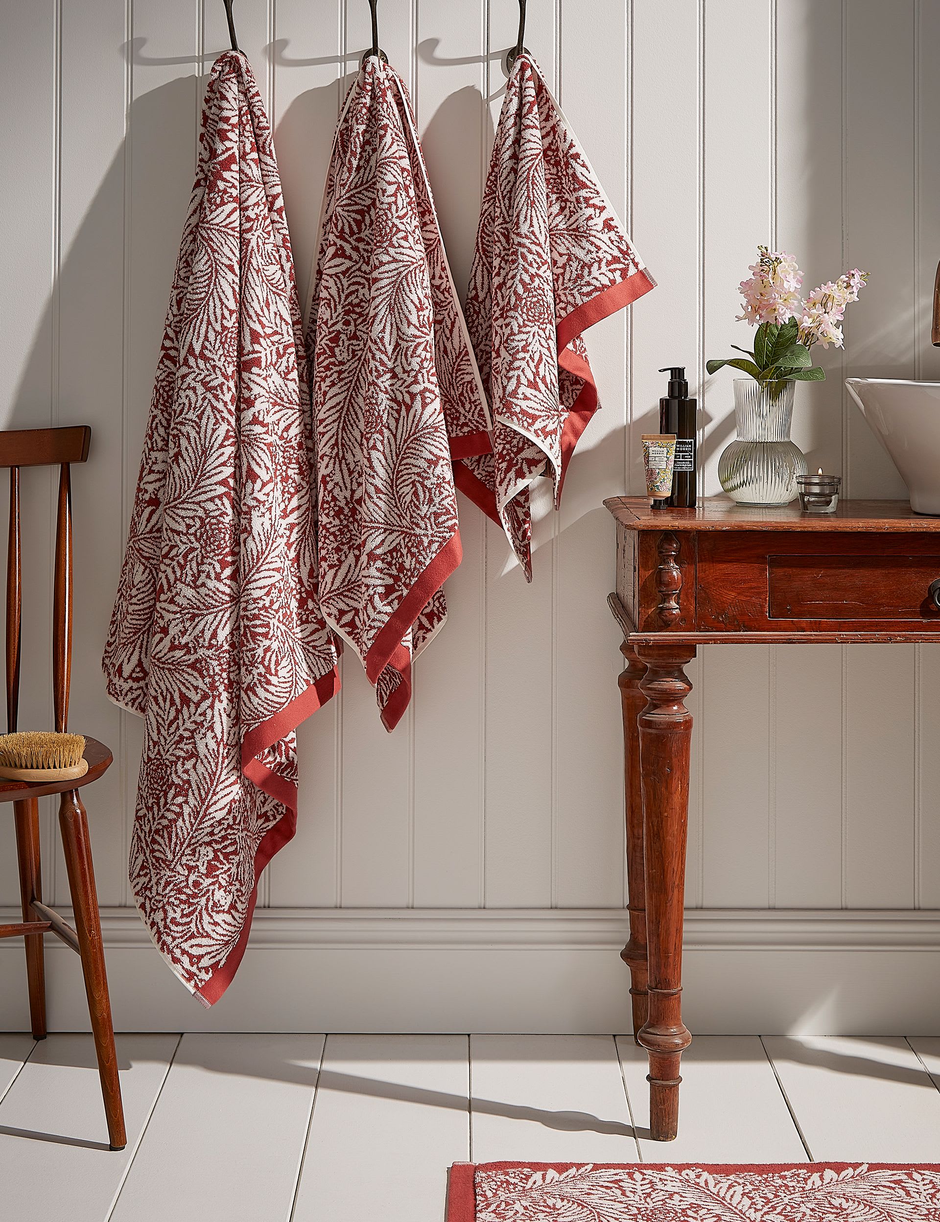 Pure Cotton Larkspur Towel | William Morris At Home | M&S