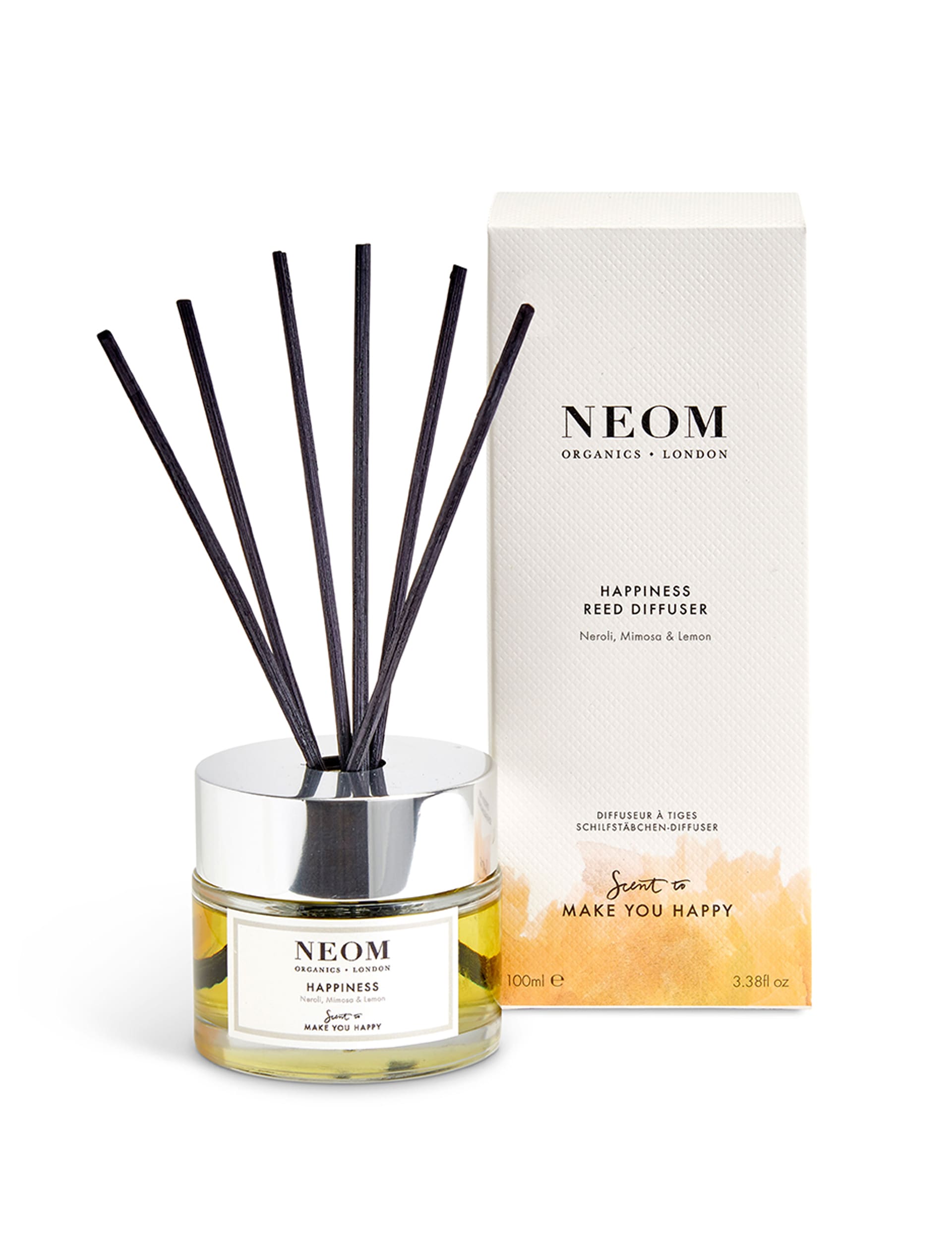 Happiness Reed Diffuser 100ml | NEOM Wellbeing | M&S