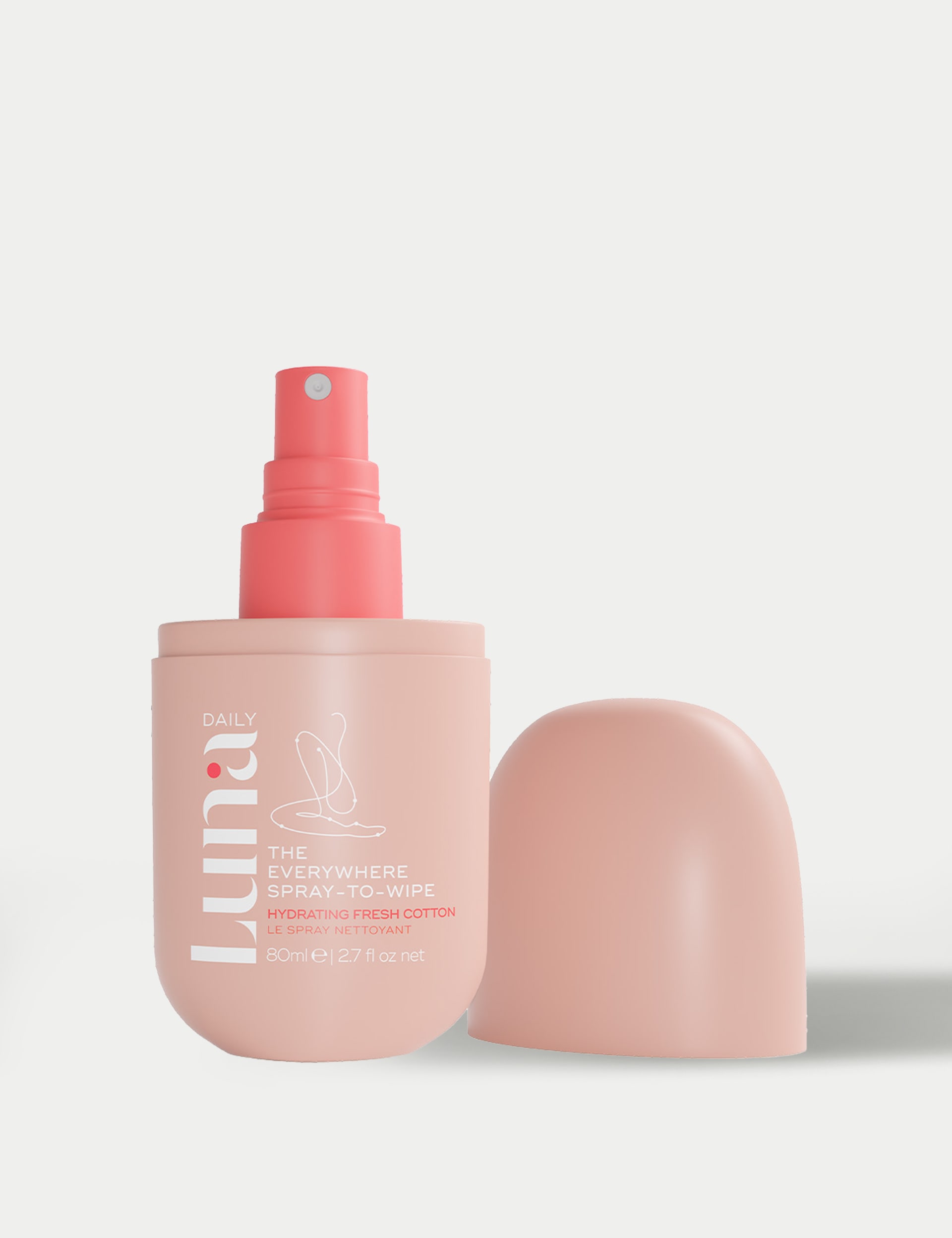 The Everywhere Spray-to-Wipe Hydrating 80ml | Luna Daily | M&S IE