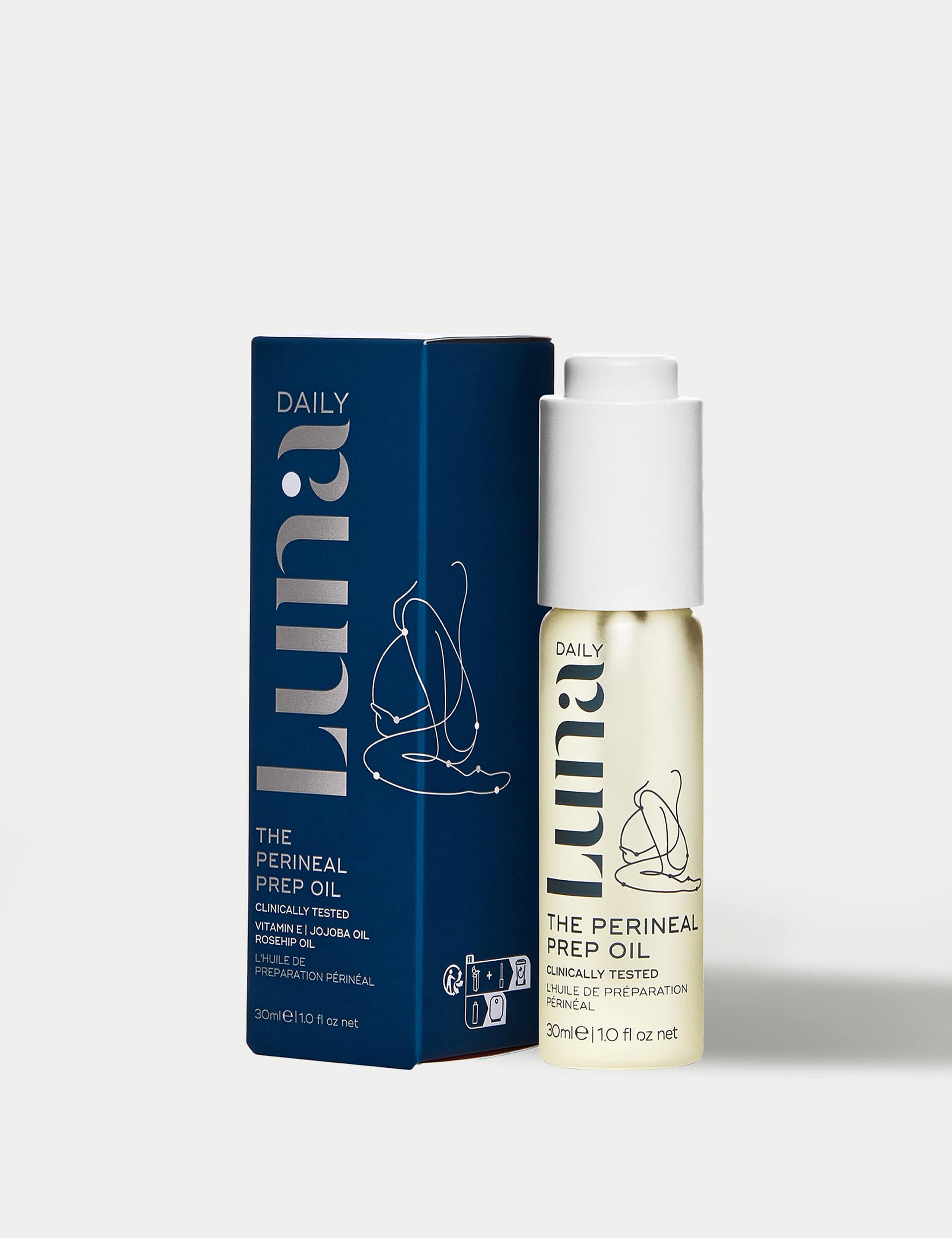 The Perineal Prep Pregnancy Massage Oil 30ml | Luna Daily | M&S