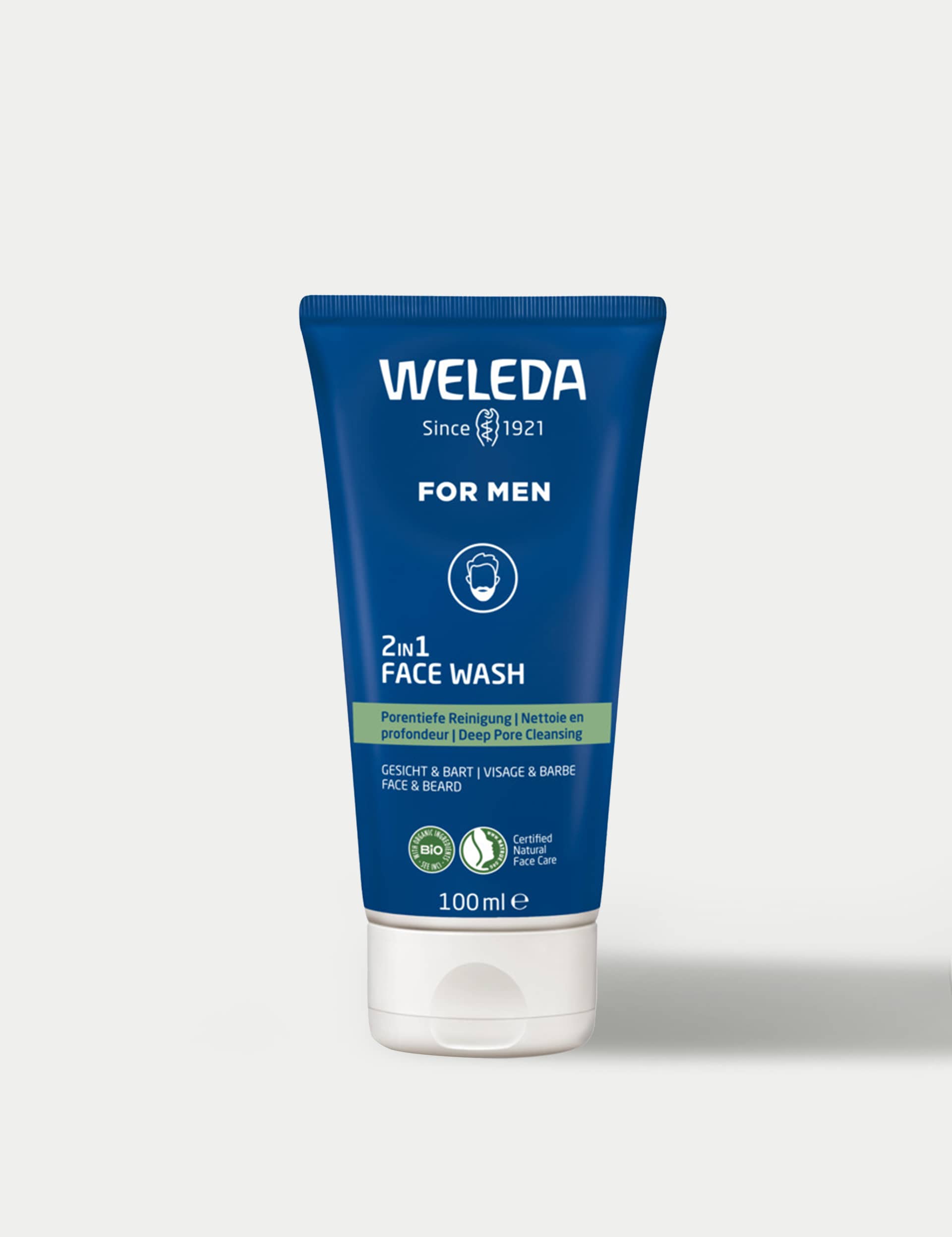 2 in 1 Face Wash for Men 100ml | Weleda | M&S