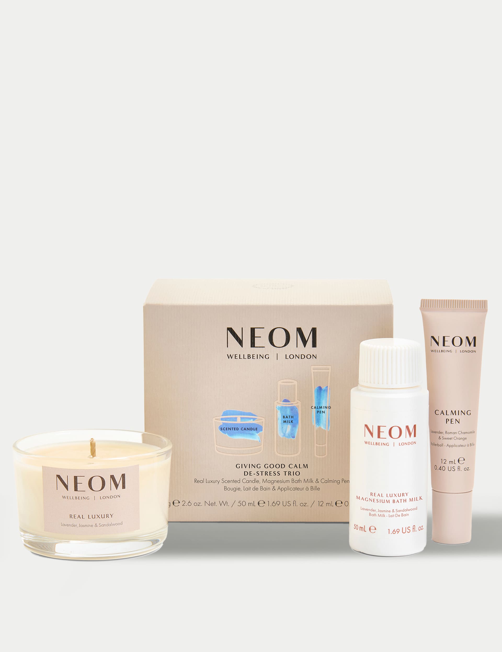 Giving Good Calm De-Stress Trio | NEOM Wellbeing | M&S