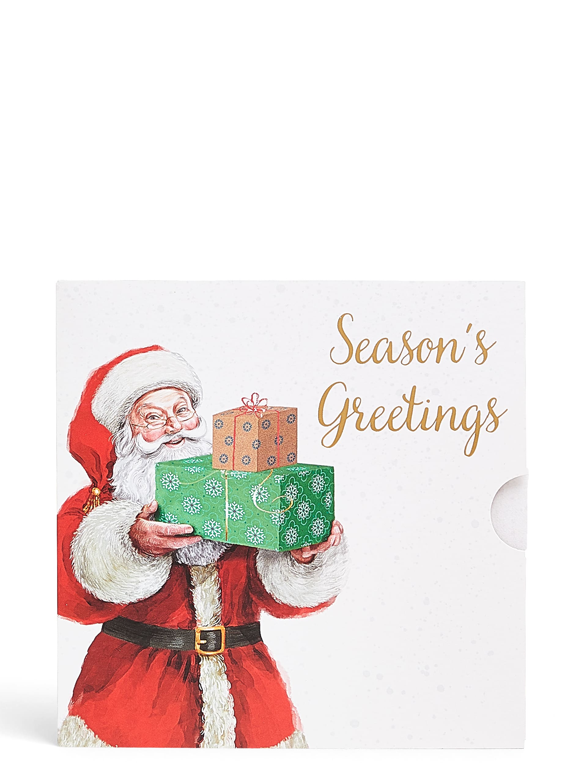 Santa with Presents Gift Card | M&S