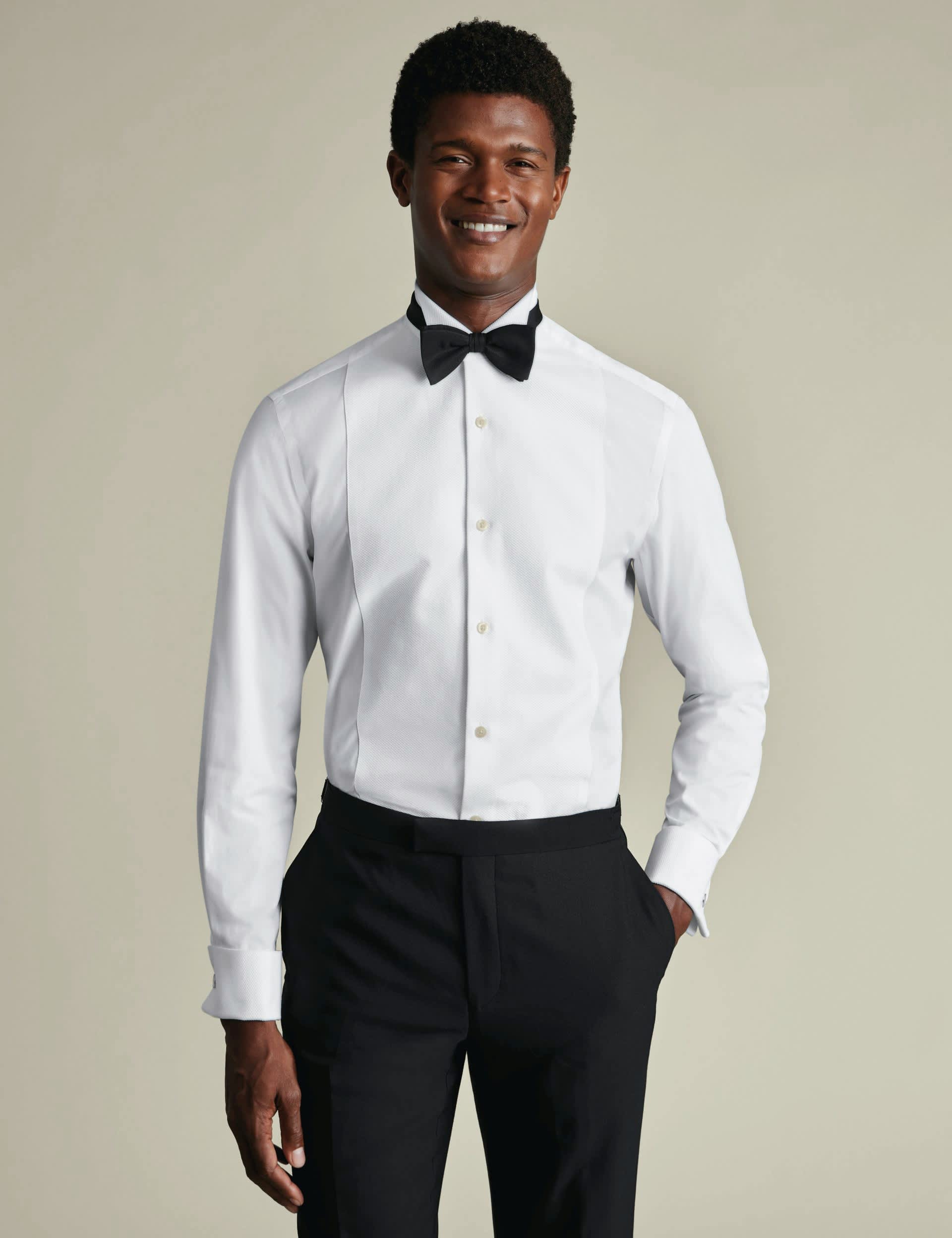 Wing Collar Marcella Bib Evening Shirt | Charles Tyrwhitt | M&S