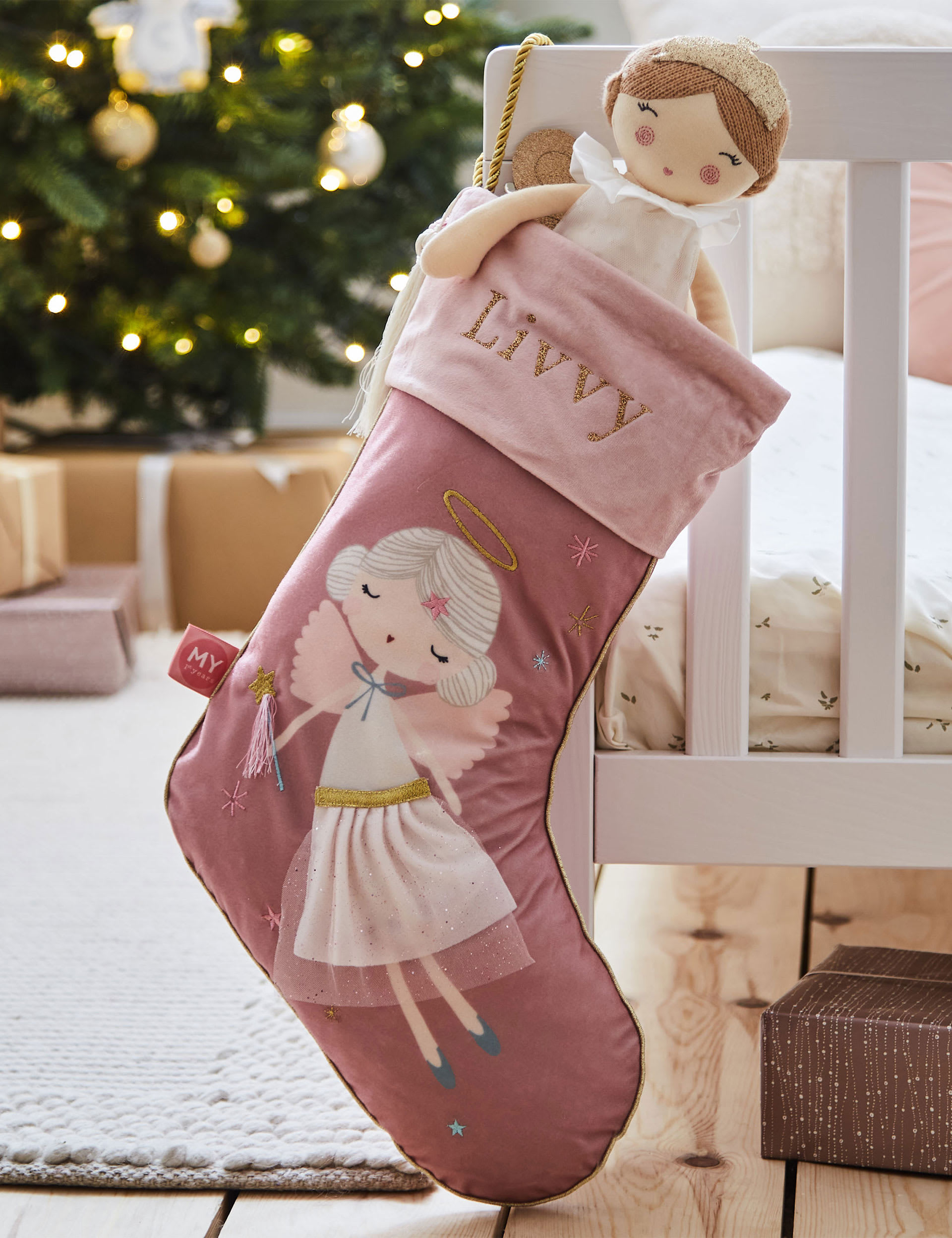 Personalised Christmas Fairy Stocking | My 1st Years | M&S