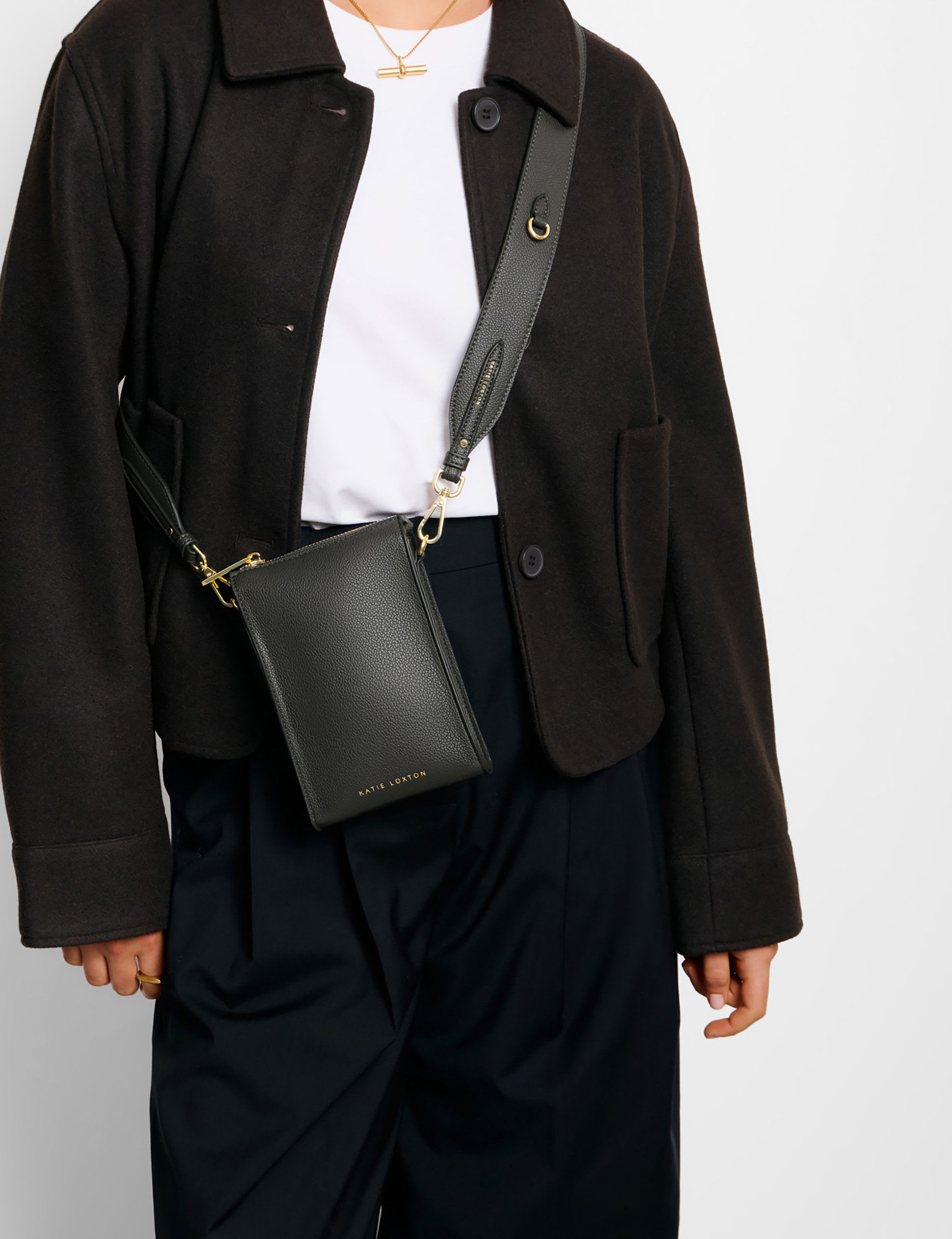 Faux Leather Metallic Cross Body Bag | Katie Loxton | M&S